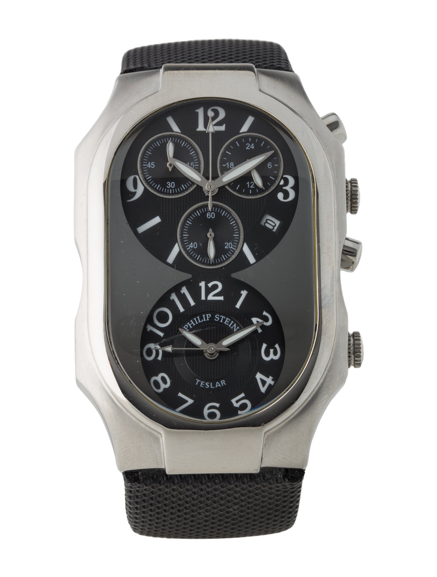 Philip Stein Teslar Signature Chronograph Watch - 3-G-CRB-SS | The RealReal