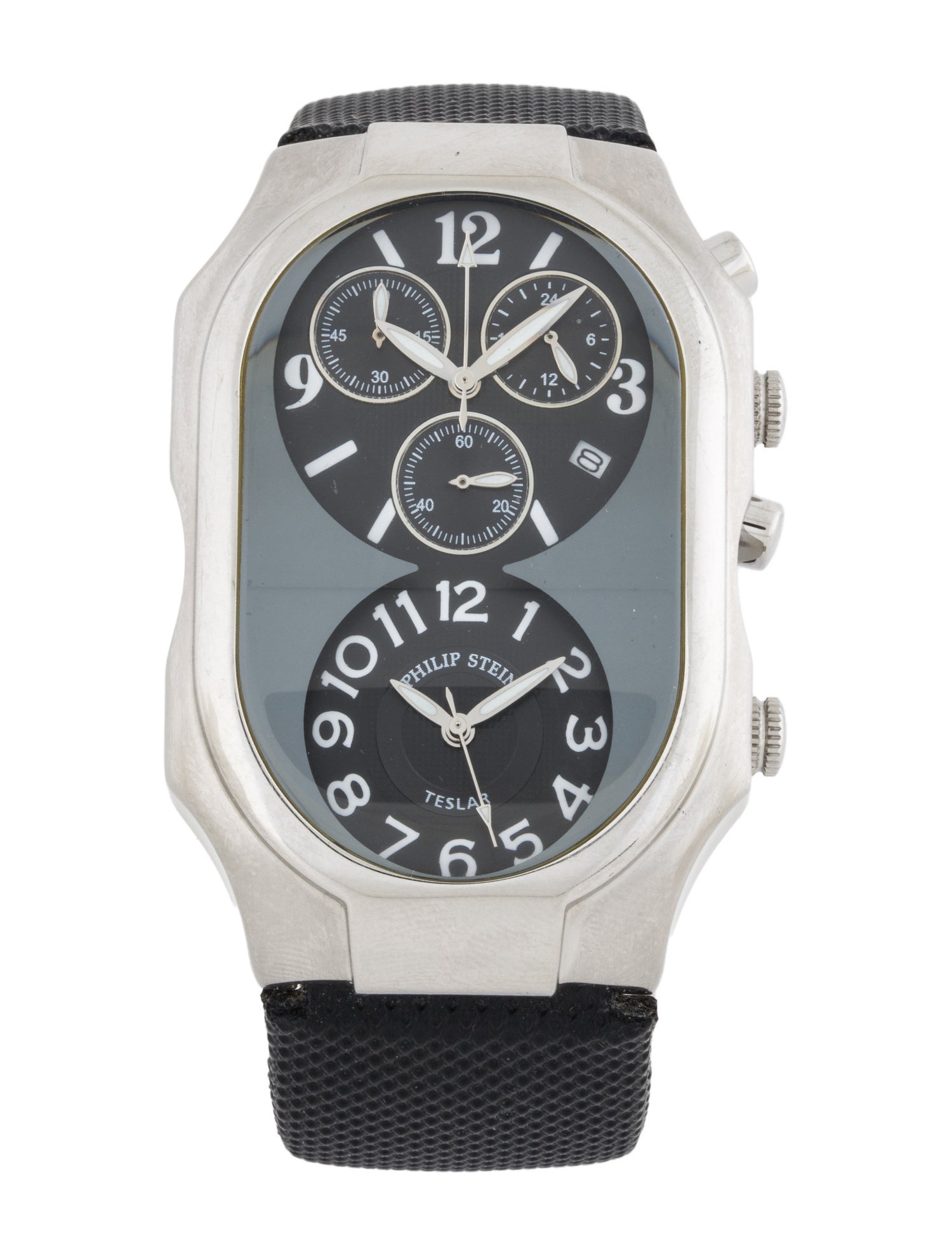 Philip Stein Teslar Signature Chronograph Watch - 3-G-CRB-SS | The RealReal
