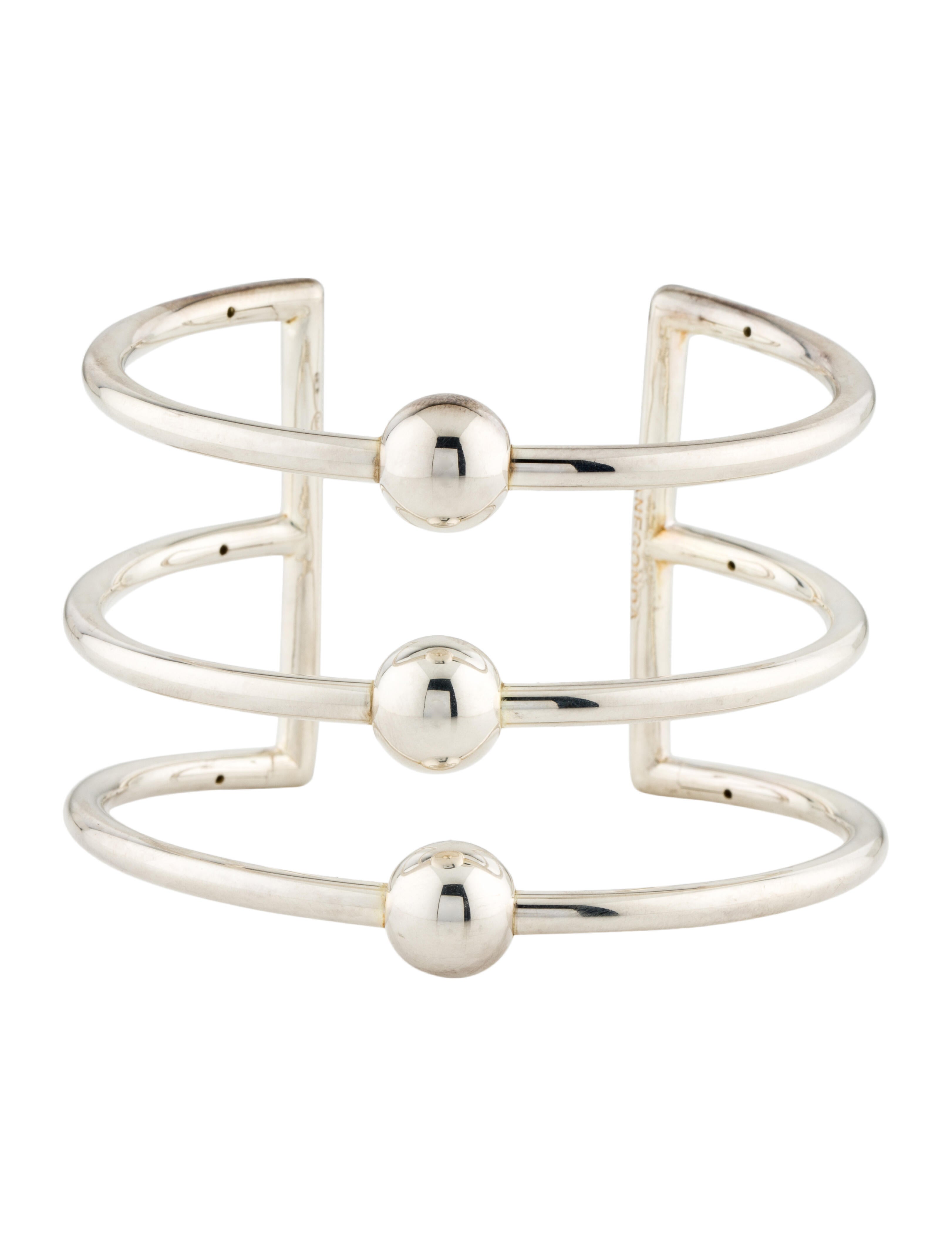 David Yurman Two-Tone Cable Station Cuff Bracelet - 14K Yellow Gold ...