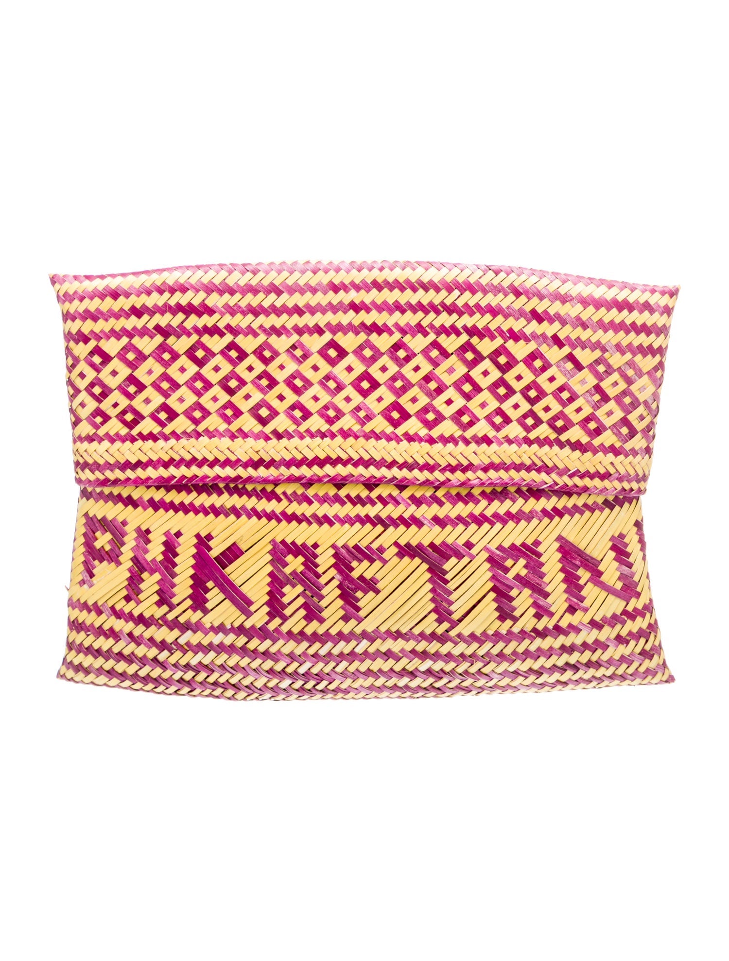 Pippa Holt Straw Clutch - Yellow Clutches, Handbags - PIPPA21112 | The ...