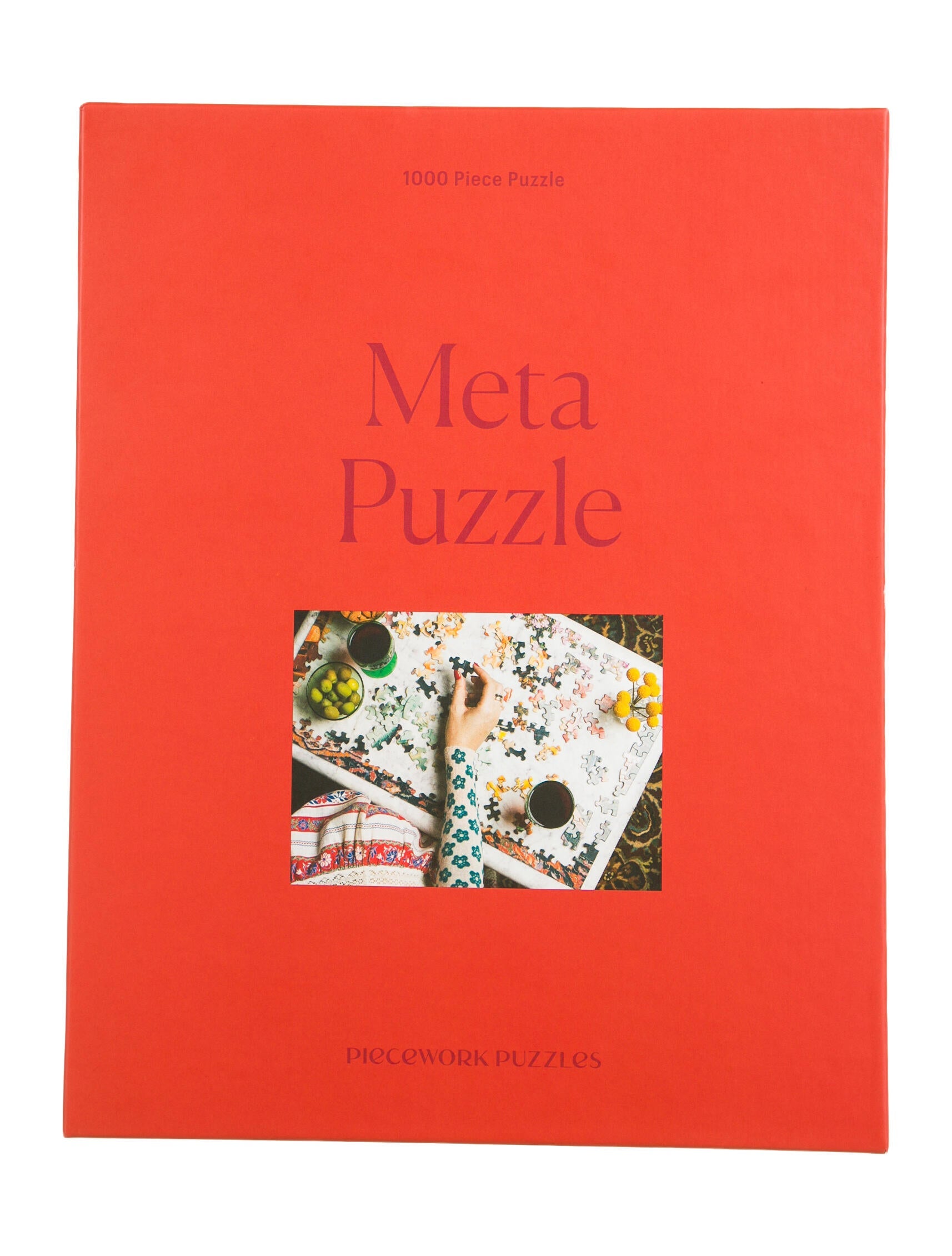 Piecework Puzzles Meta Puzzle - White Decorative Accents, Decor ...