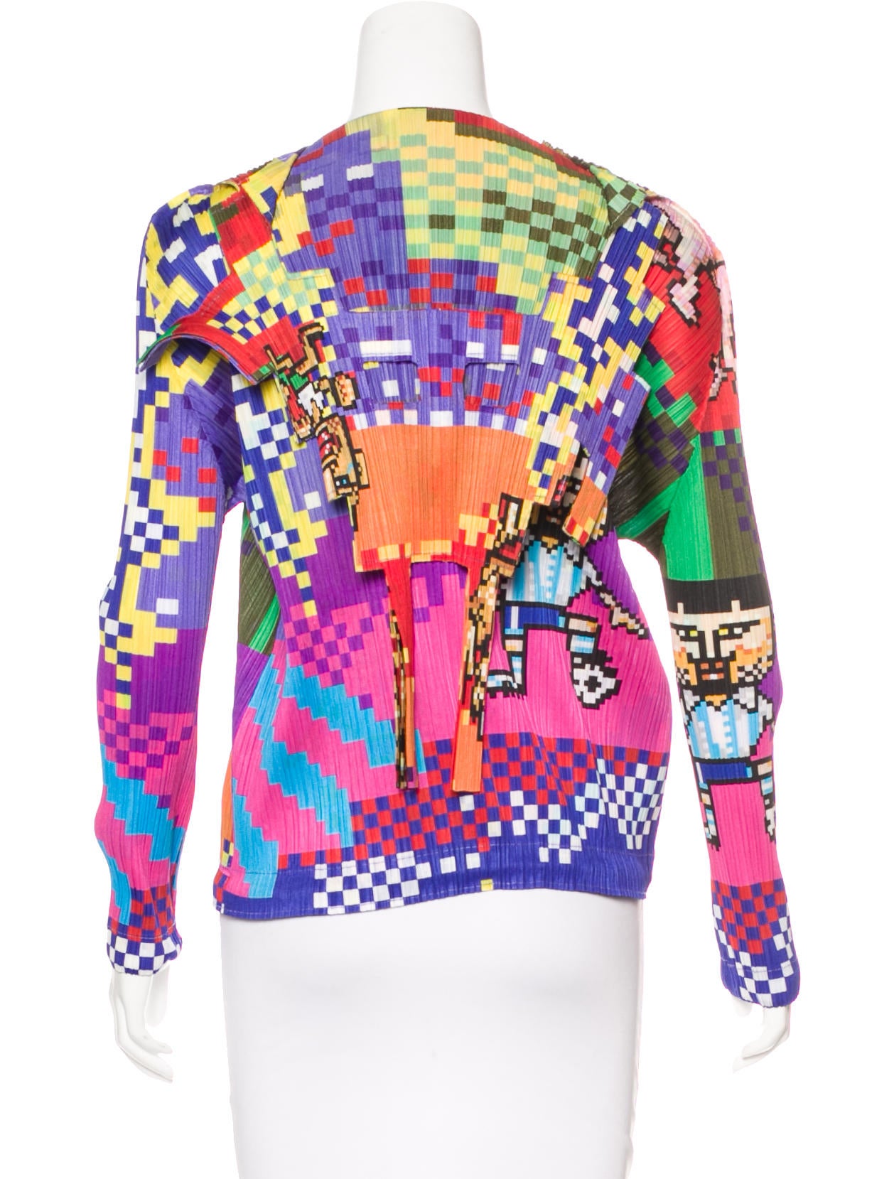 Pleats Please Issey Miyake Vintage Pixel Jacket - Clothing - PLT20615 ...