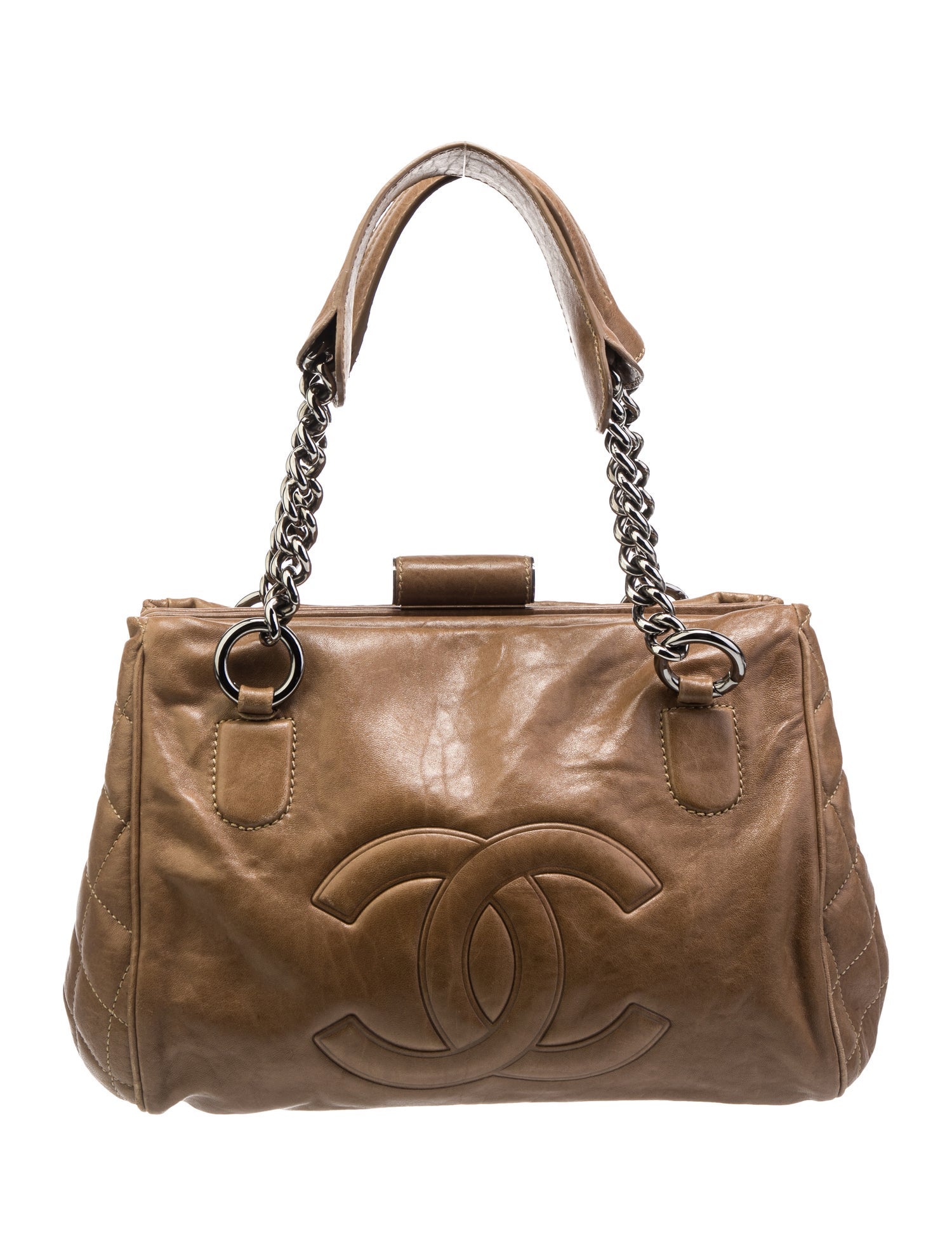 Pleats Please Issey Miyake "Chips" Tote Bag - Silver Totes, Handbags ...