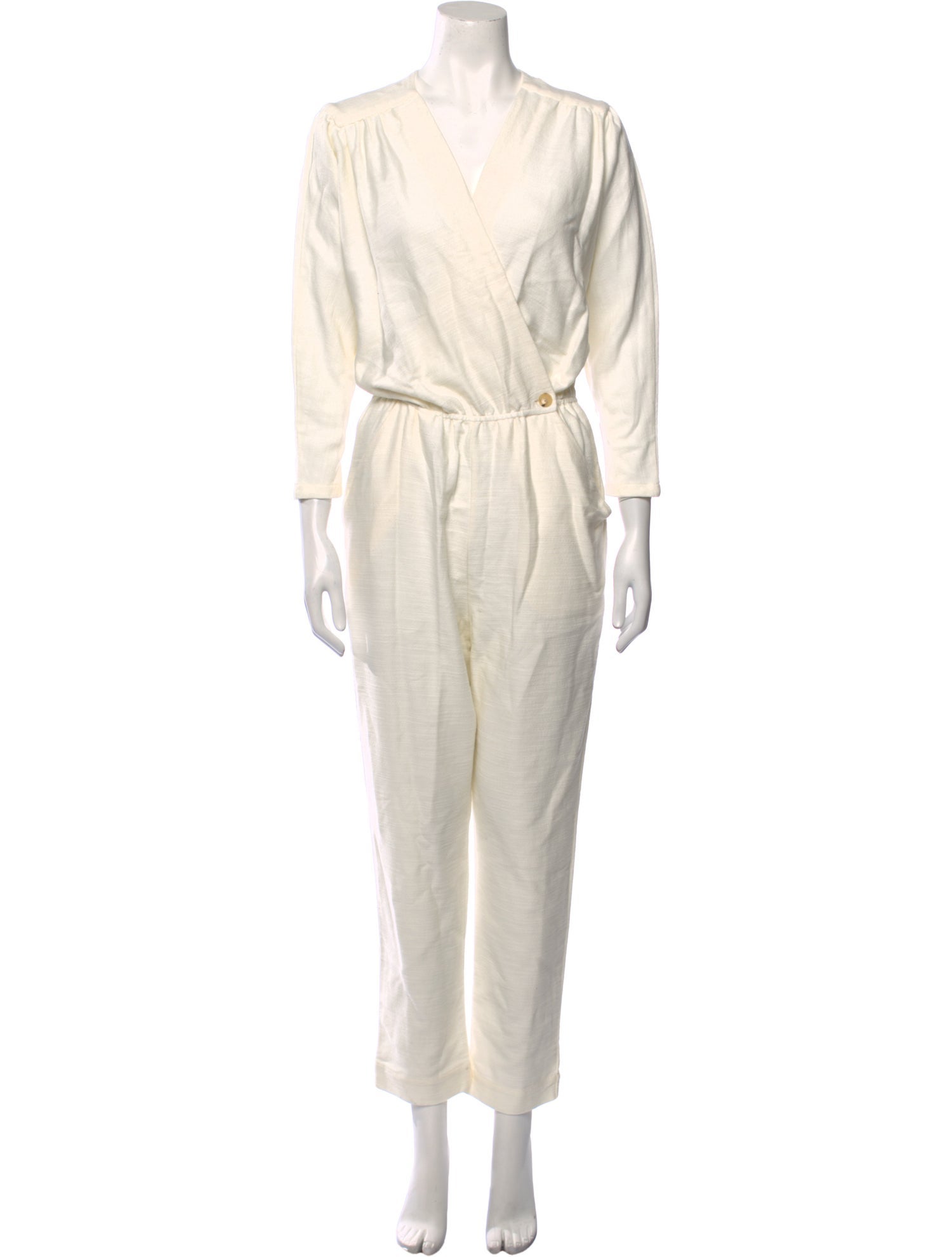Paloma Wool V-Neck Jumpsuit - Neutrals, 13" Rise Jumpsuits and Rompers ...