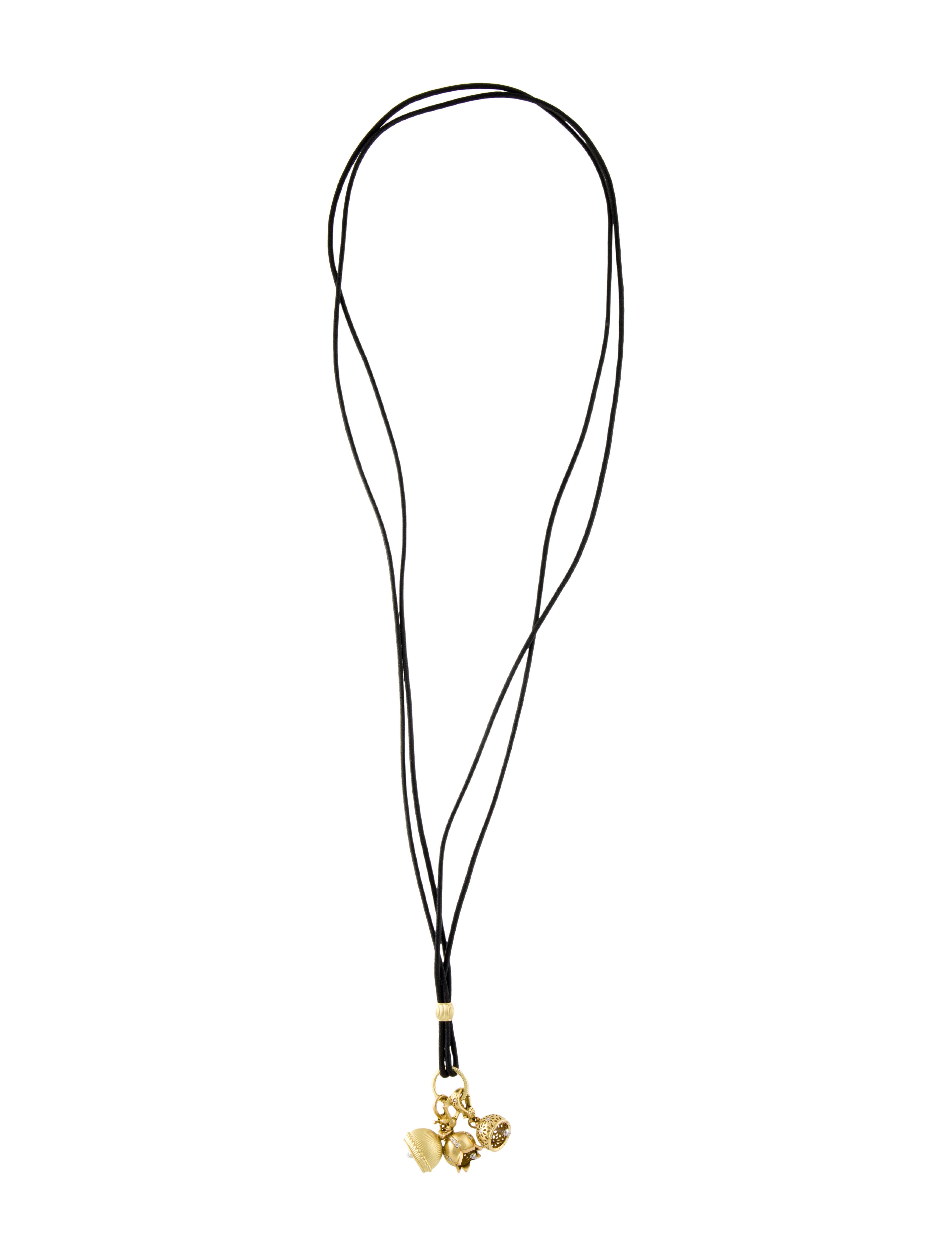 Paul Morelli 18K Diamond Meditation Bells Pendant Necklace - Pendant ...
