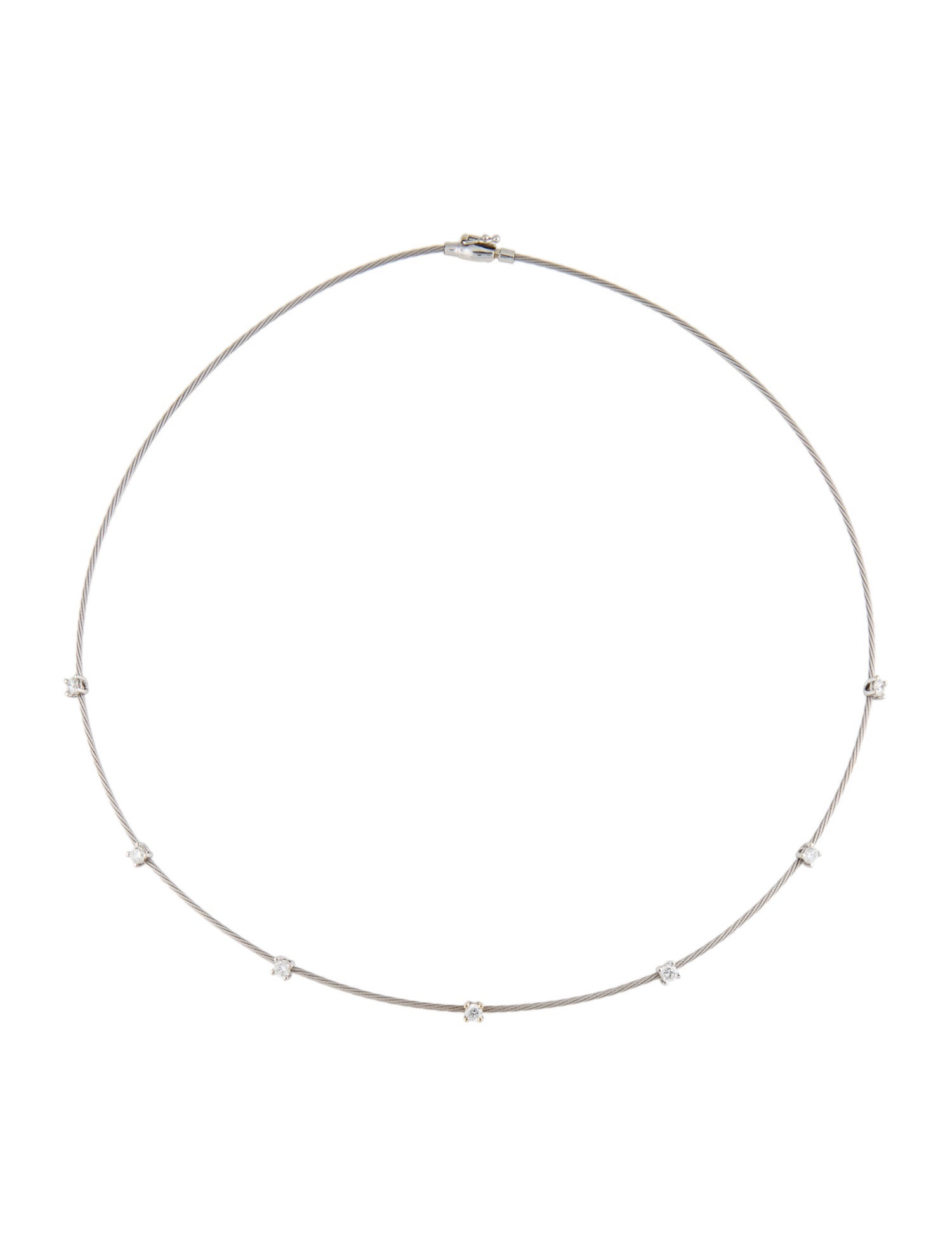 David Yurman Two-Tone Crossover Collar Necklace - 18K Yellow Gold ...