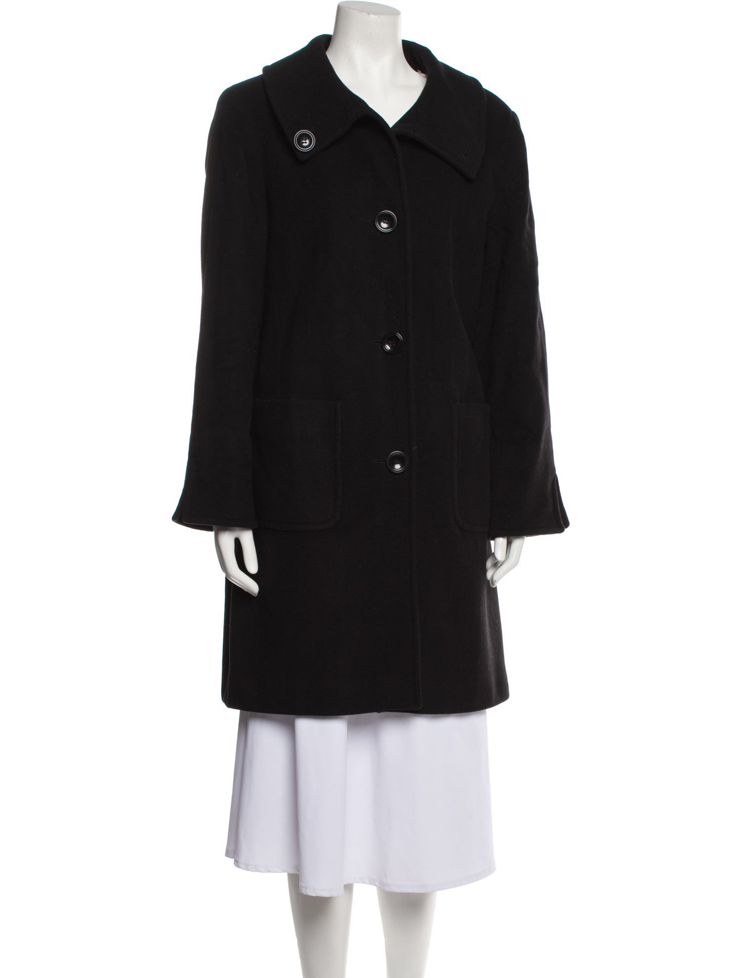 Pendleton Virgin Wool Coat - Black Coats, Clothing - PNDDL30403 | The ...