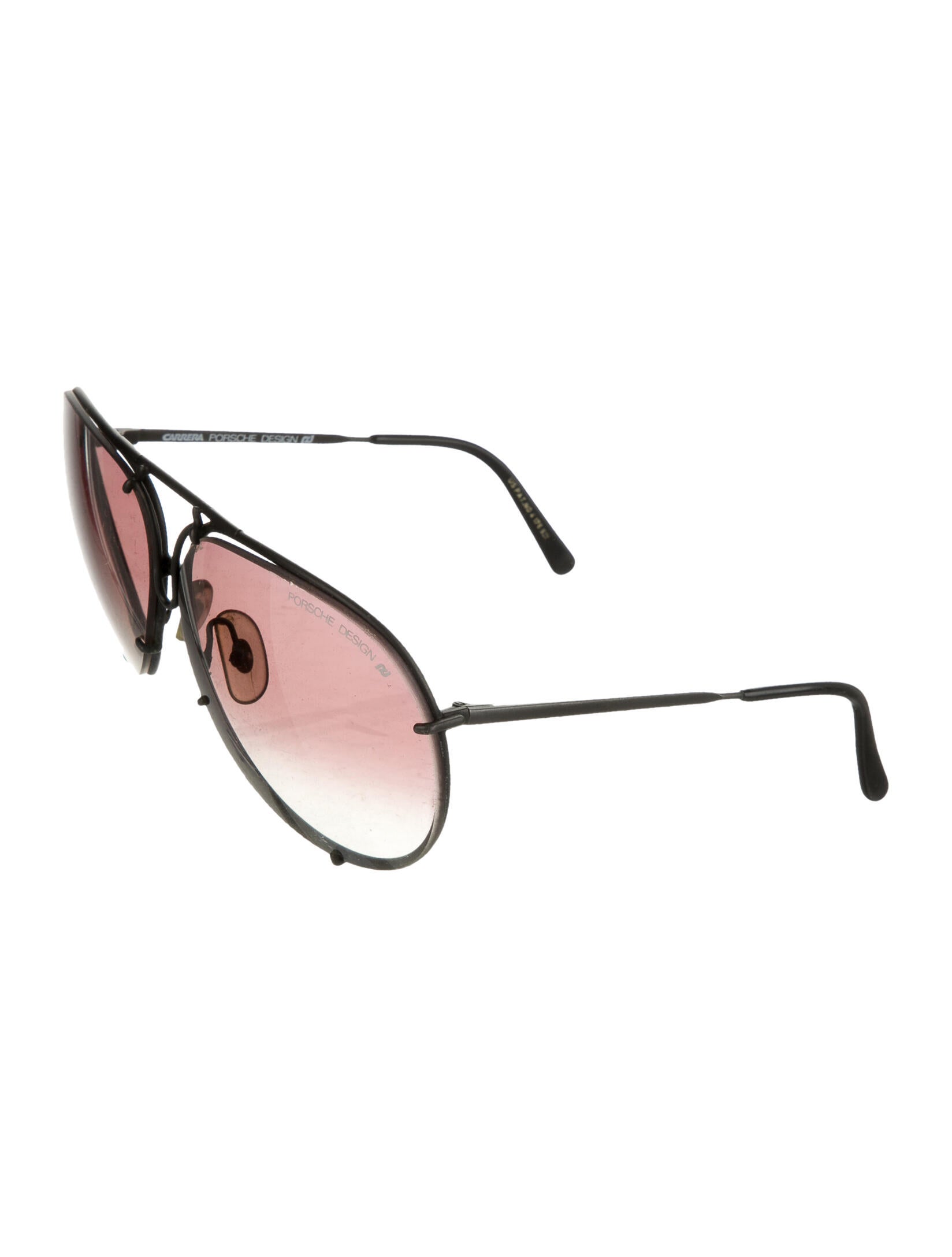 Porsche Design Aviator Gradient Sunglasses - Black Sunglasses ...