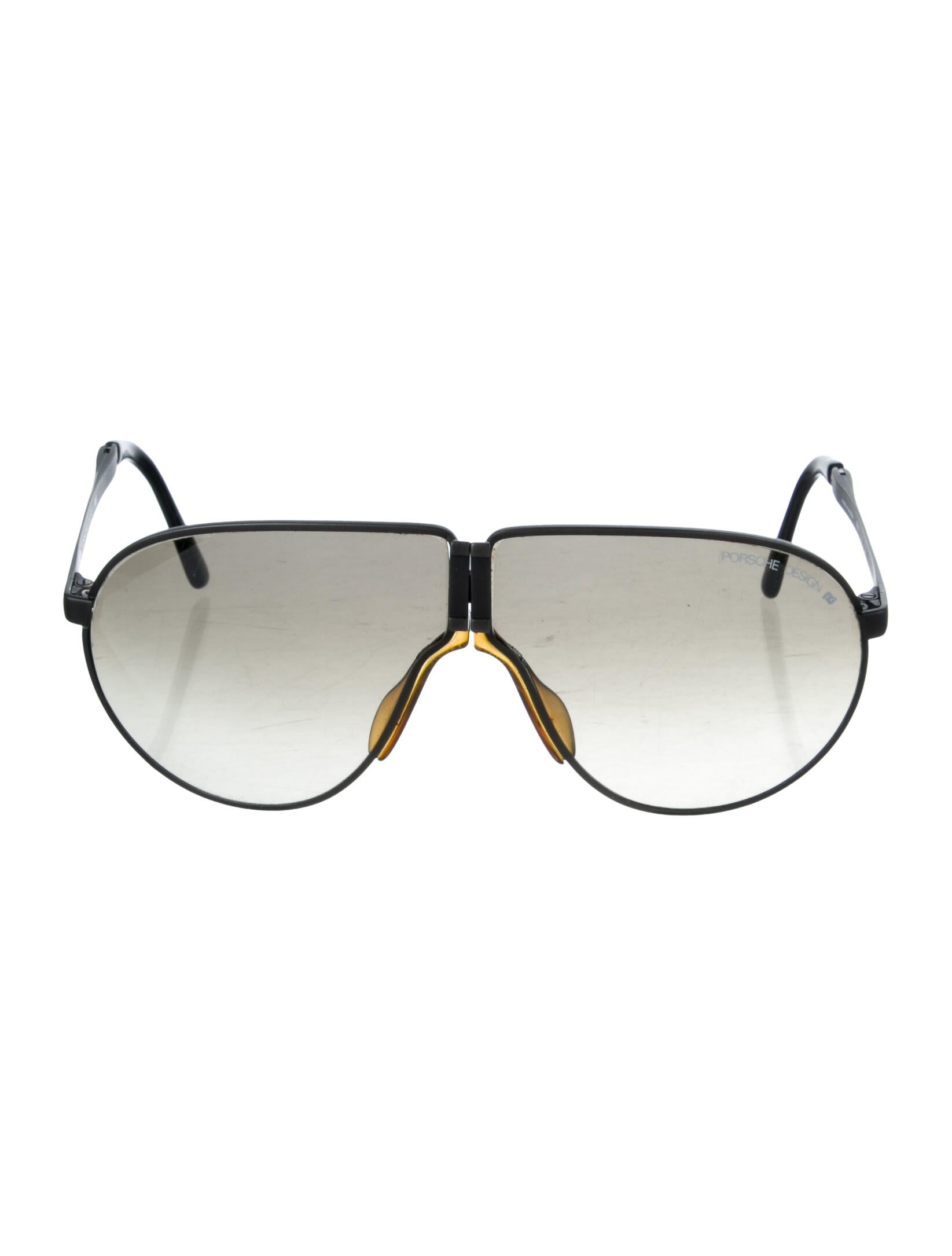 Porsche Design Shield Gradient Sunglasses - Black Sunglasses ...