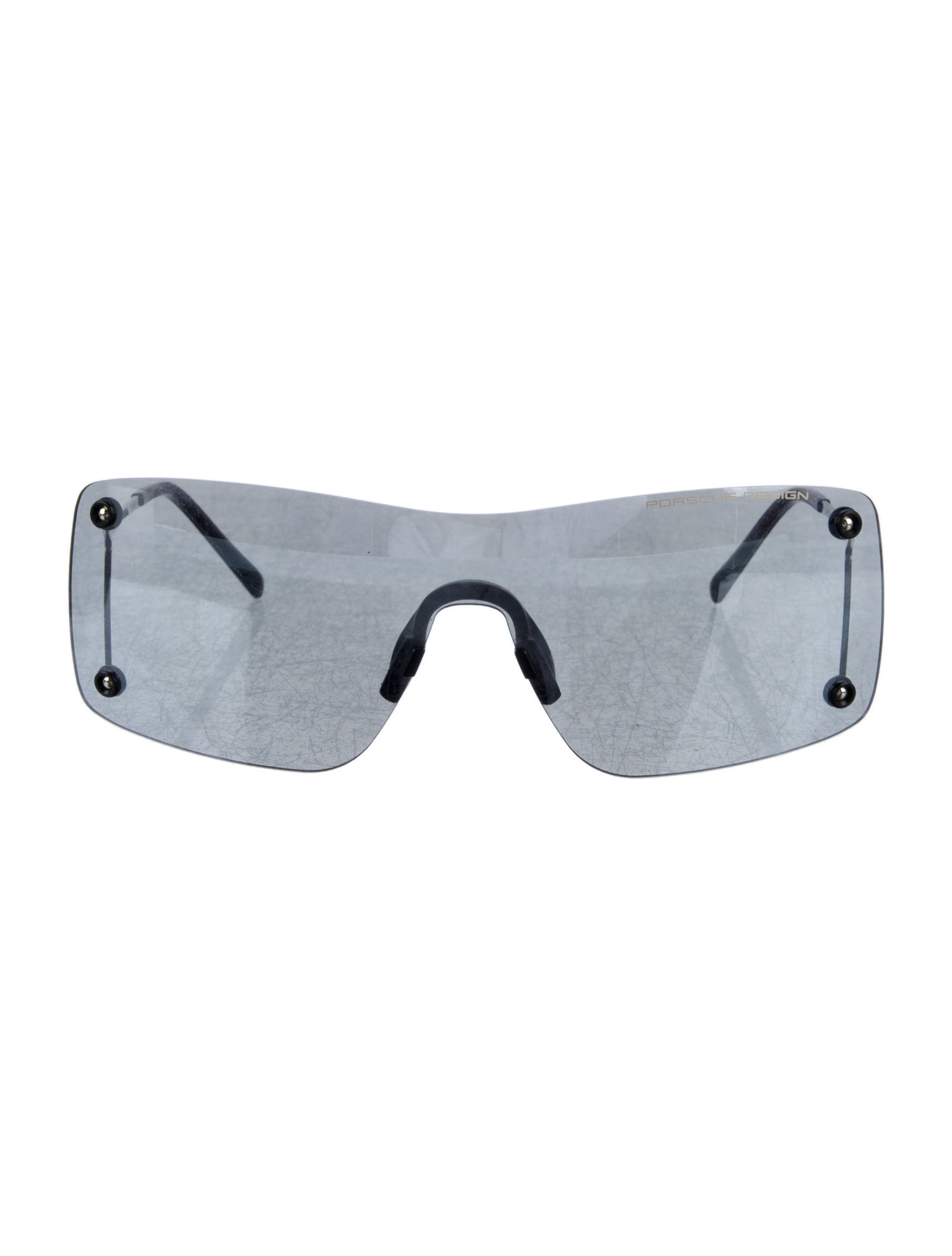 Porsche Design Shield Mirrored Sunglasses - Silver Sunglasses ...