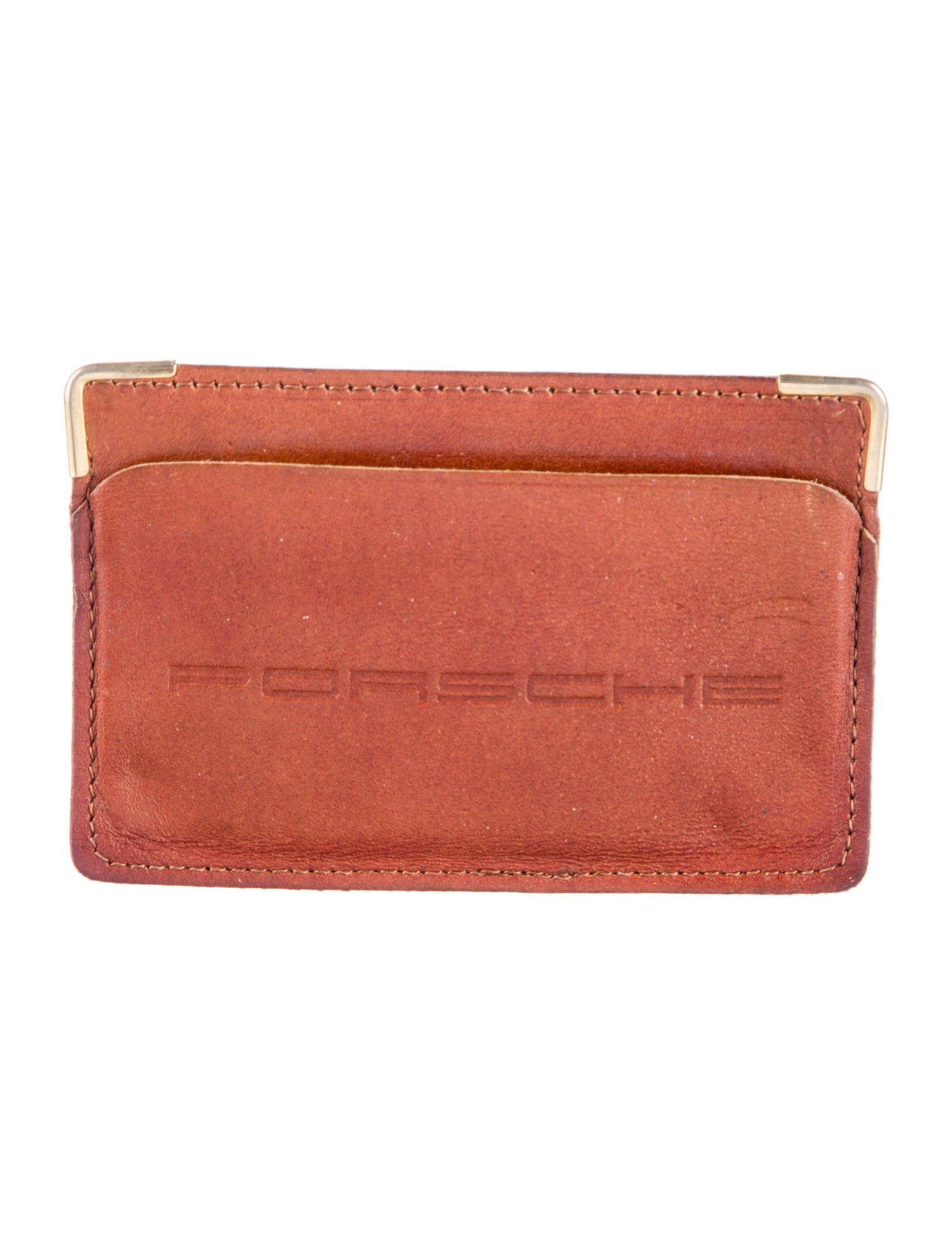 Porsche Design Leather Card Holder - Brown Wallets, Accessories ...