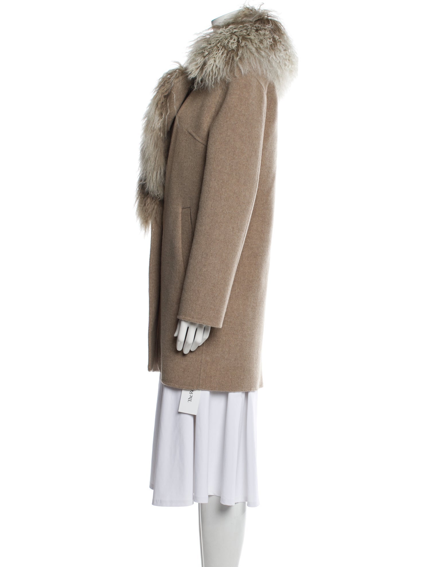 Sies Marjan Virgin Wool Faux Fur Coat - Brown Coats, Clothing ...