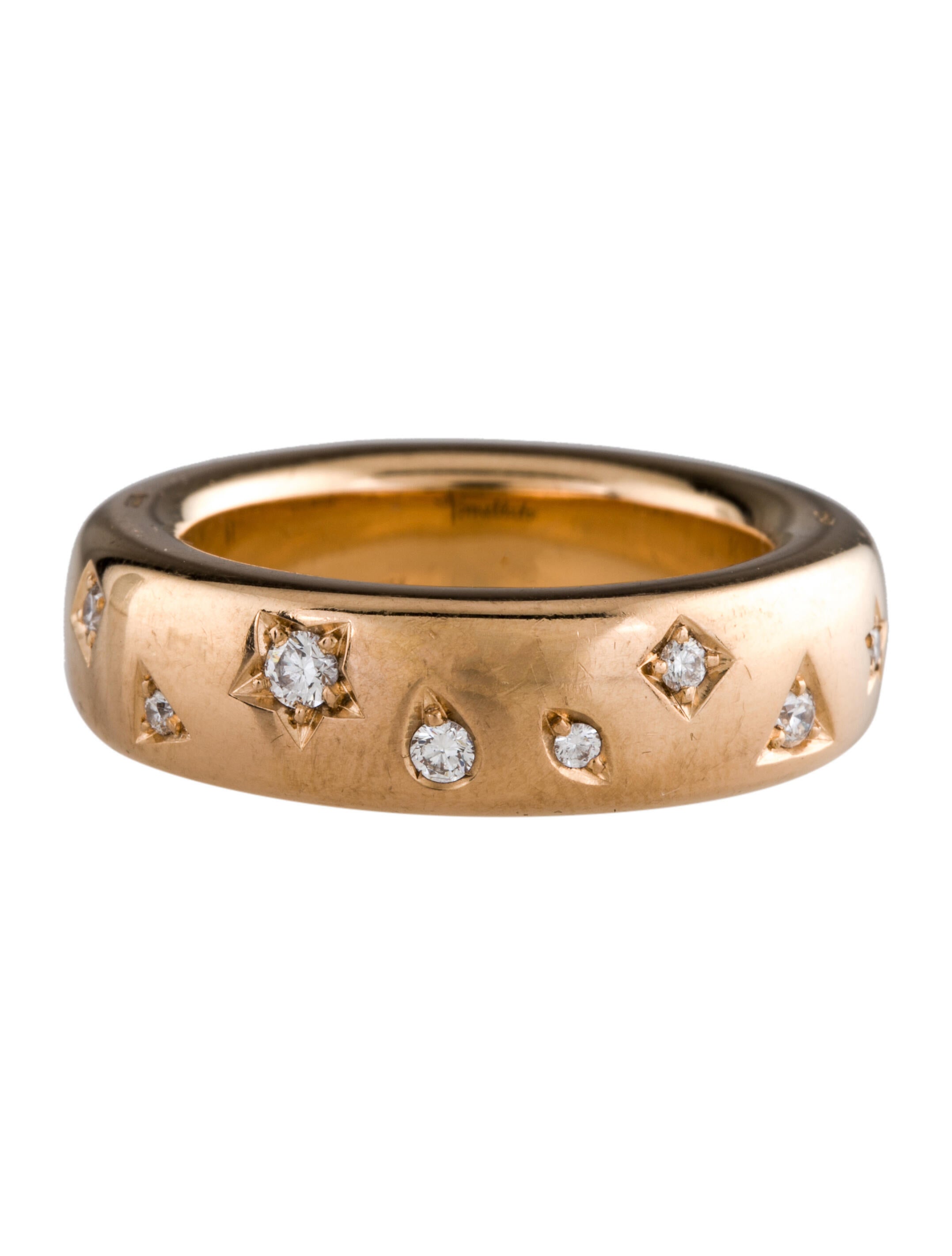 Pomellato 18K Diamond Iconica Ring - 18K Rose Gold Band, Rings ...