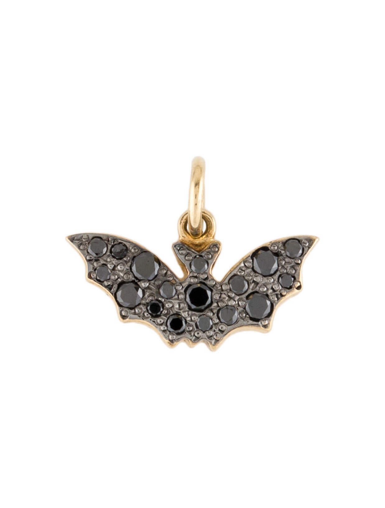 Pomellato X DODO 18K Diamond Bat Charm Pendant - 18K Yellow Gold ...