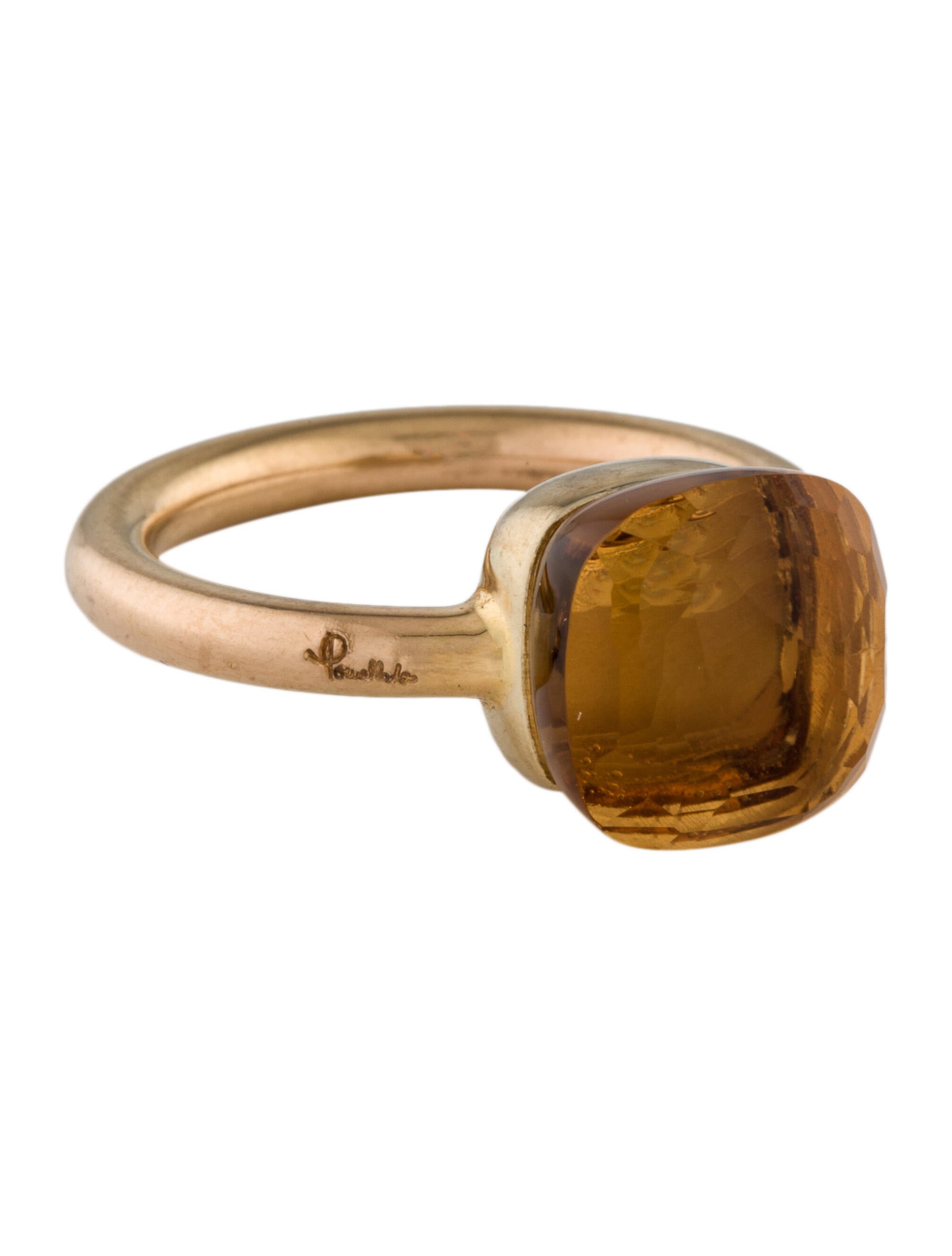 Pomellato 18K Sapphire Pom Pom Cocktail Ring - 18K Yellow Gold Cocktail ...