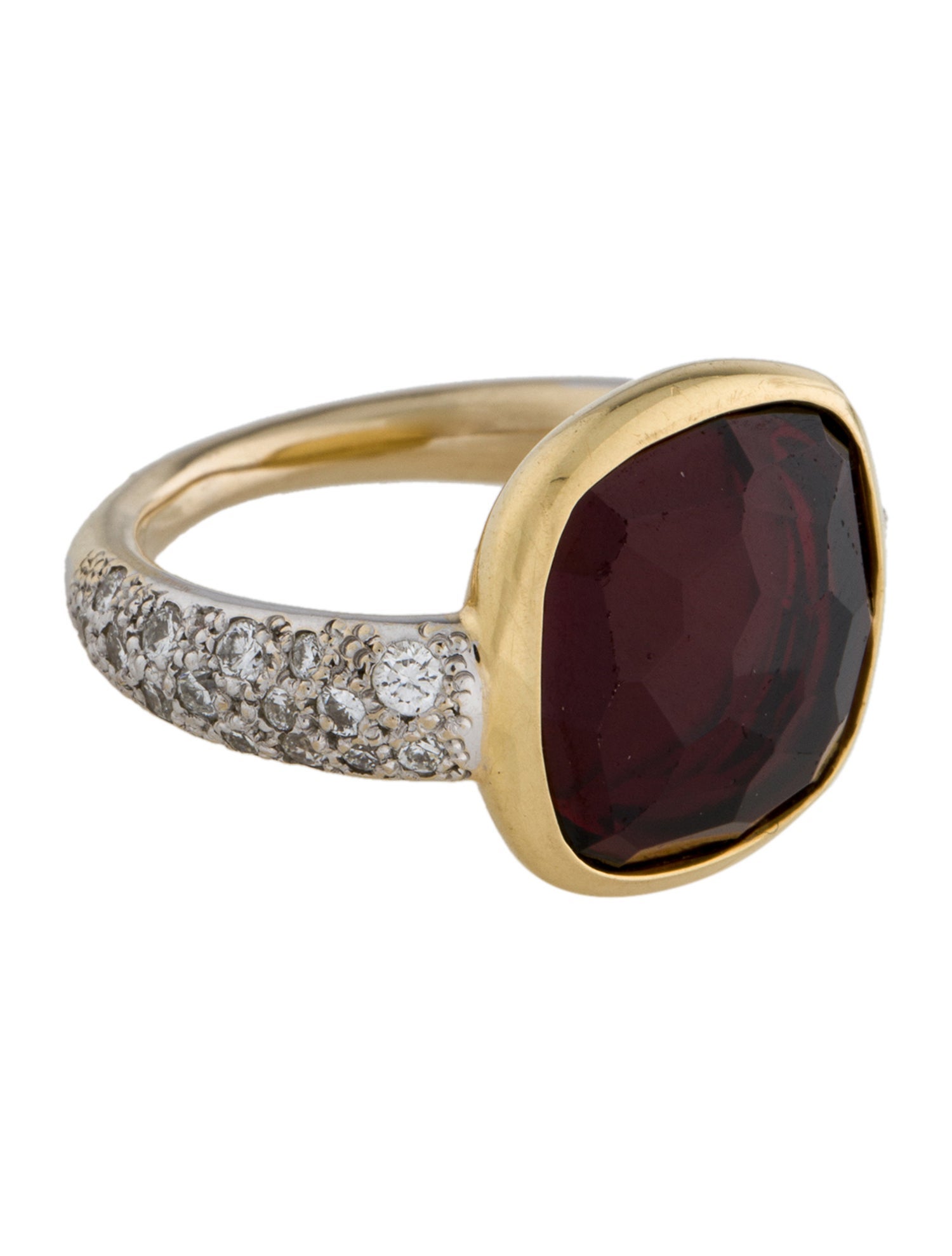 Van Cleef & Arpels Mother of Pearl Magic Alhambra Ring - 18K Yellow ...