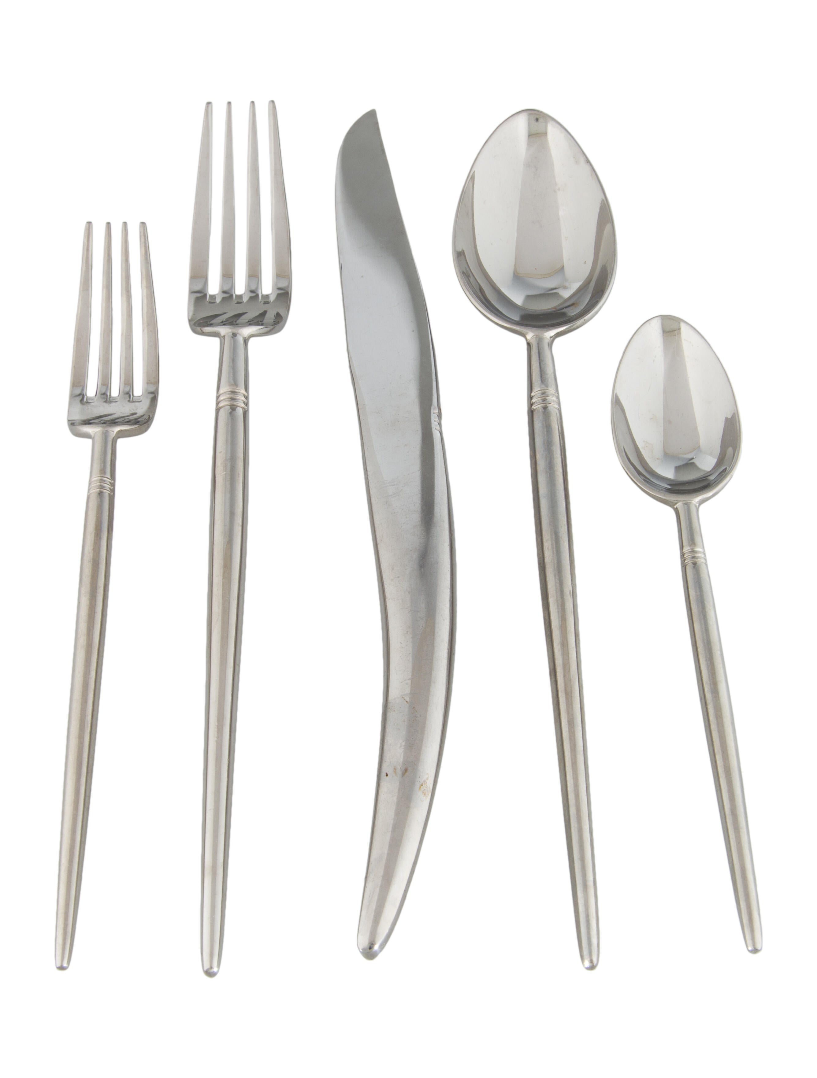 Philippe Starck 20-Piece Pointus Flatware Set - Silver, 20 pieces ...