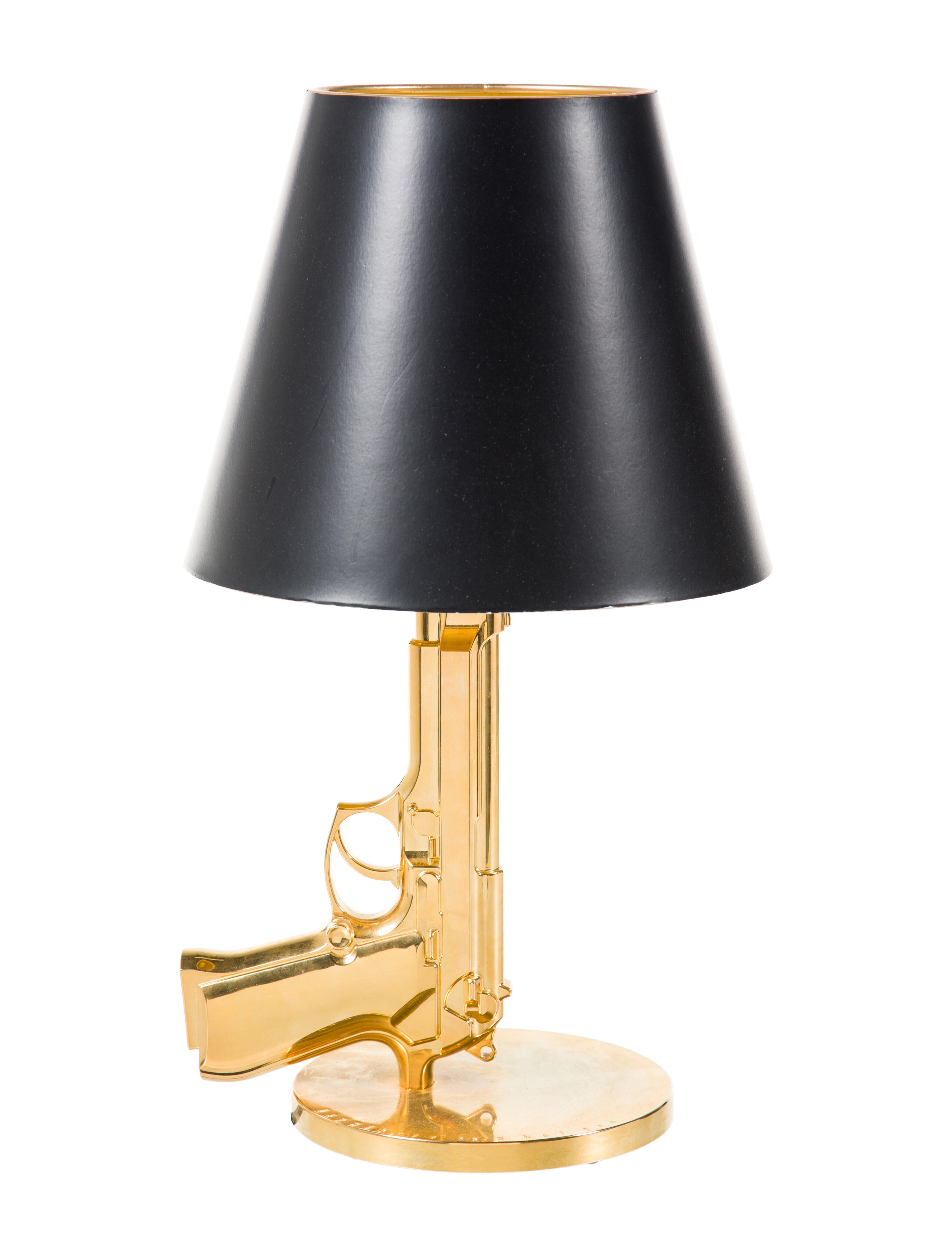 Philippe Starck Bedside Gun Table Lamp - Gold, 1 pieces Table Lamps ...