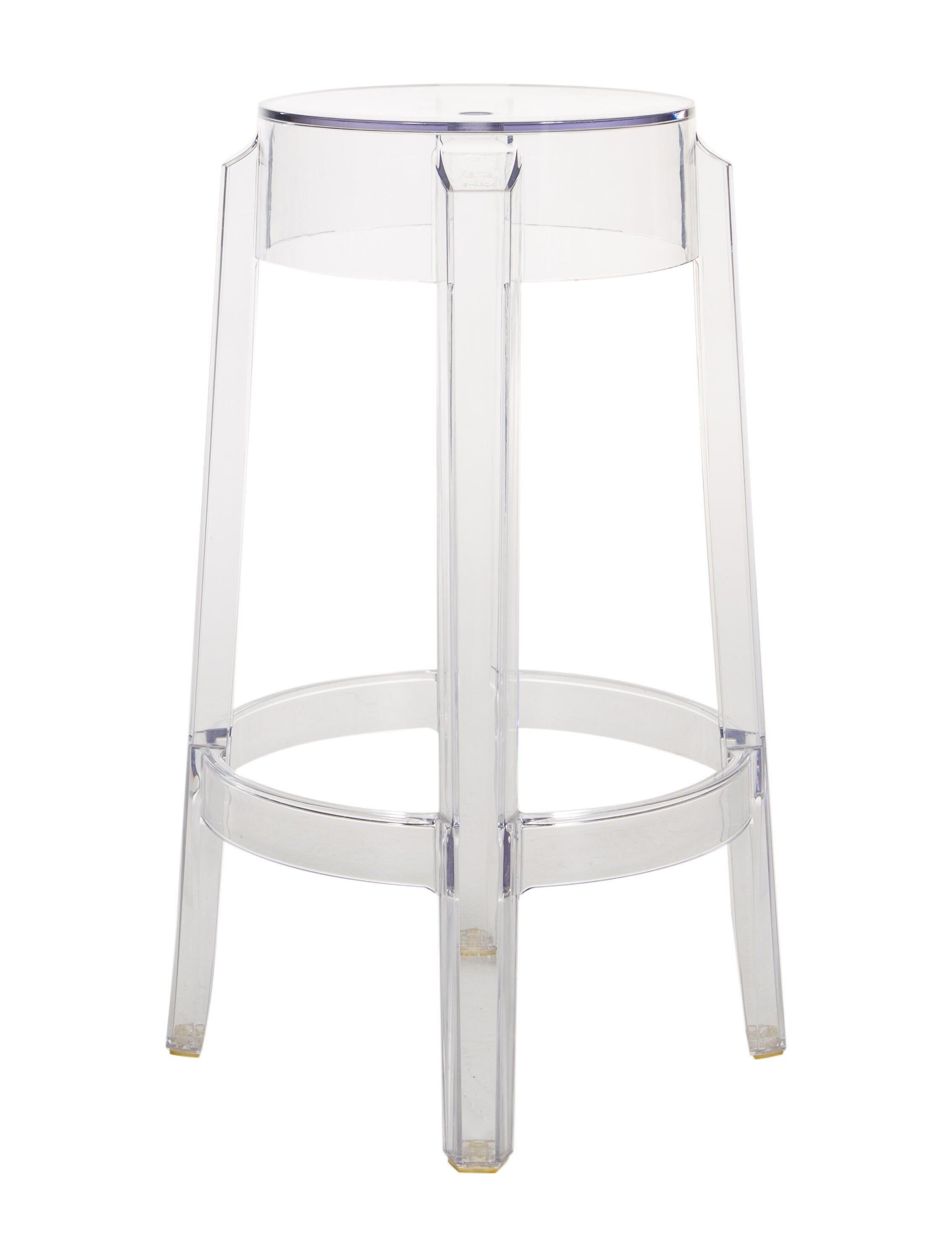 Philippe Starck Charles Ghost Stool - Clear, 1 pieces Seating ...