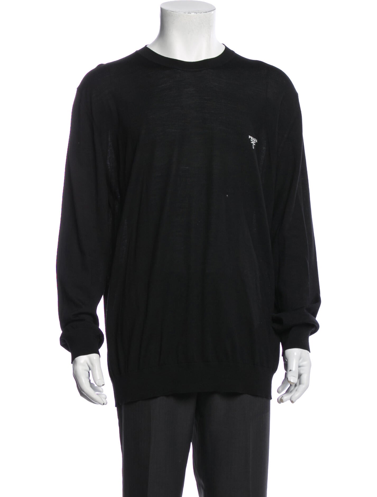 Prada 2021 Virgin Wool Pullover - Black Sweaters, Clothing - PRA1000254 ...