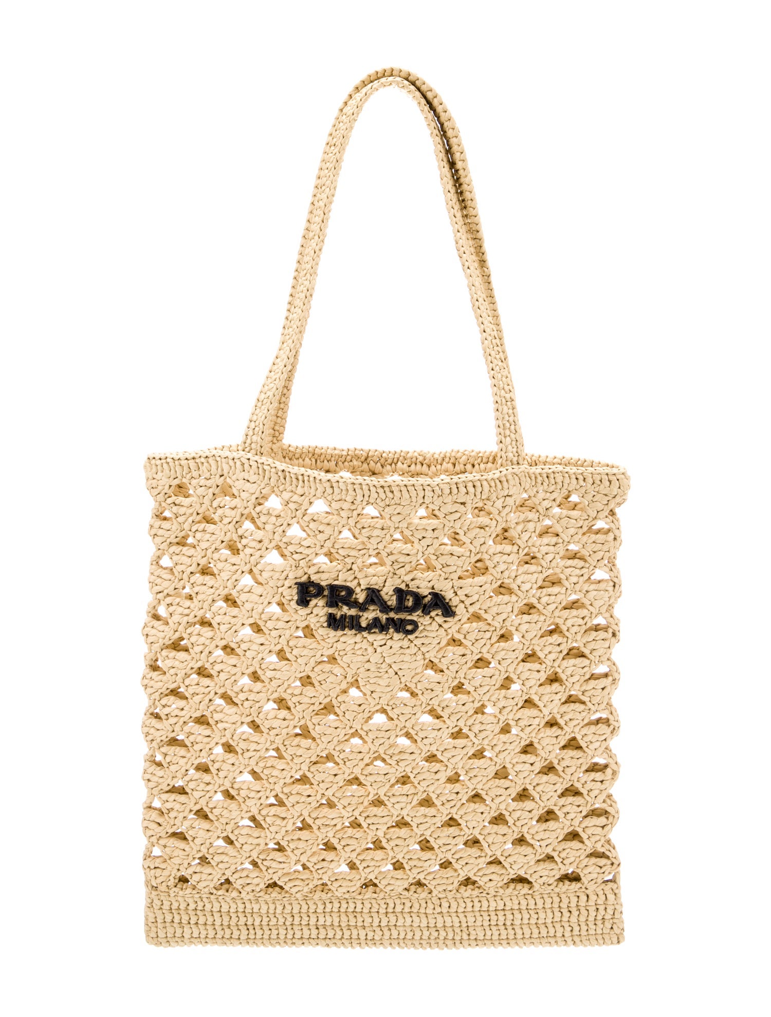 Prada Raffia Grass Tote - Neutrals Totes, Handbags - PRA1002900 | The ...
