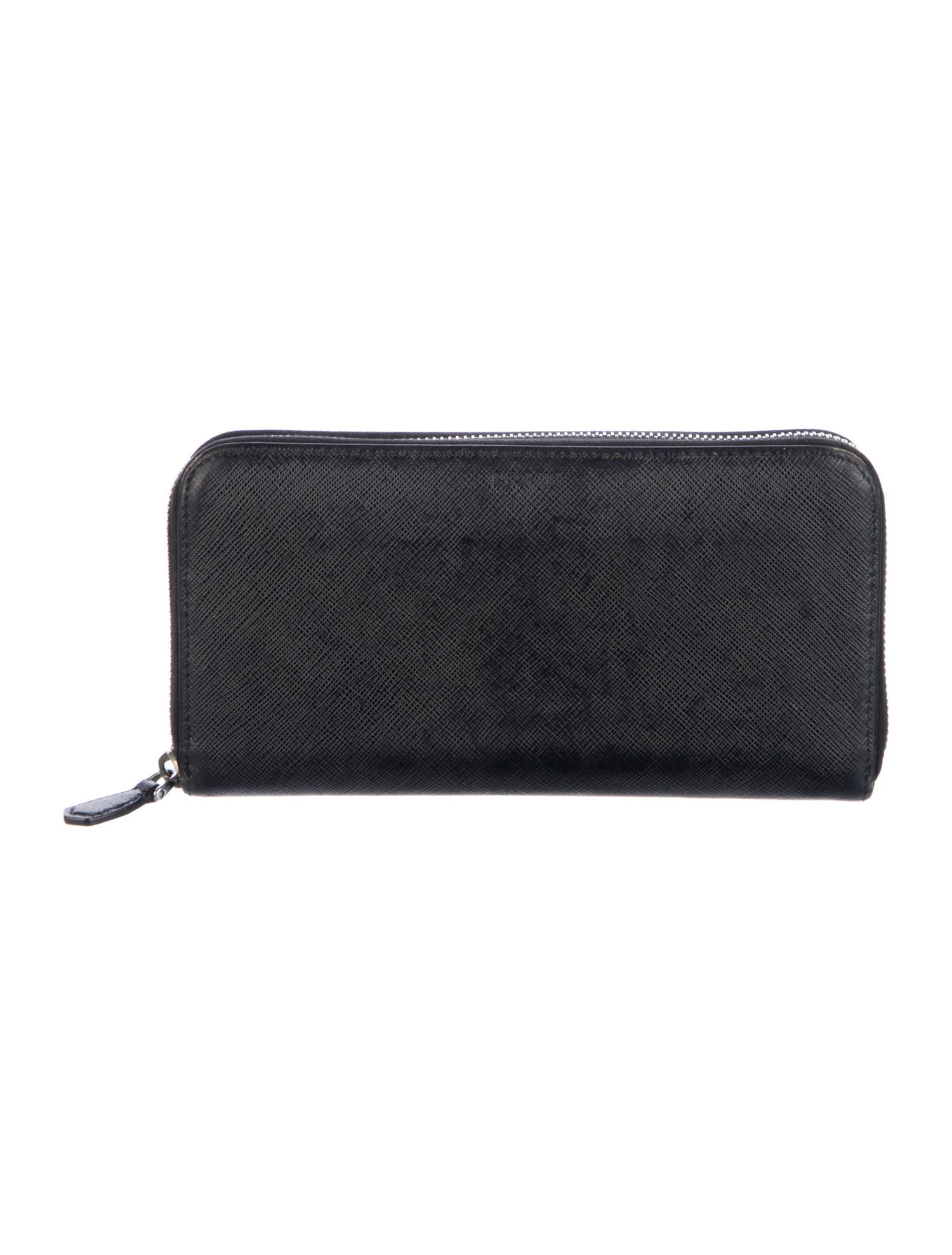 Prada Saffiano Lux Leather Continental Wallet - Black Wallets ...