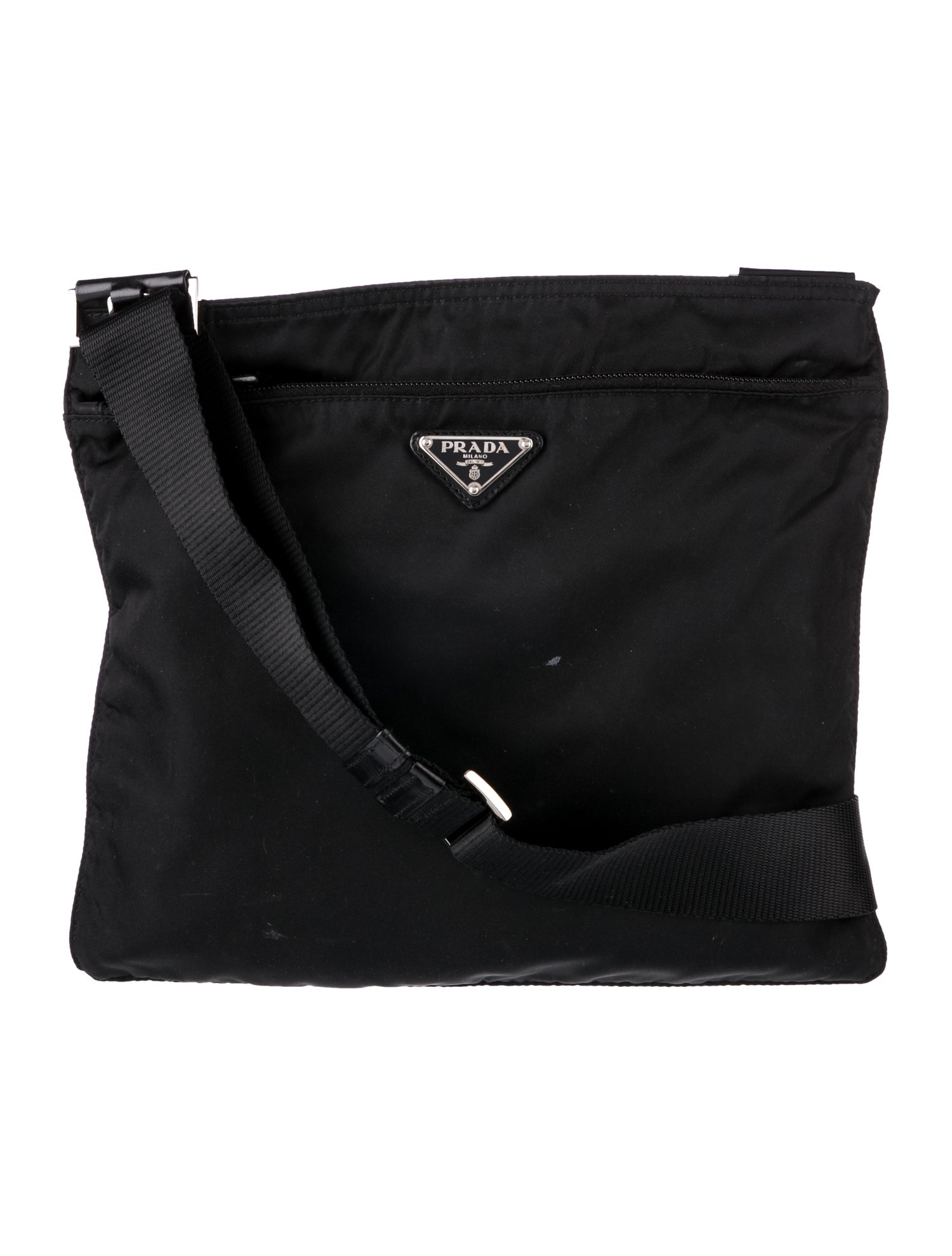 Prada Nylon Bandoliera - Black Crossbody Bags, Handbags - PRA1013851 ...