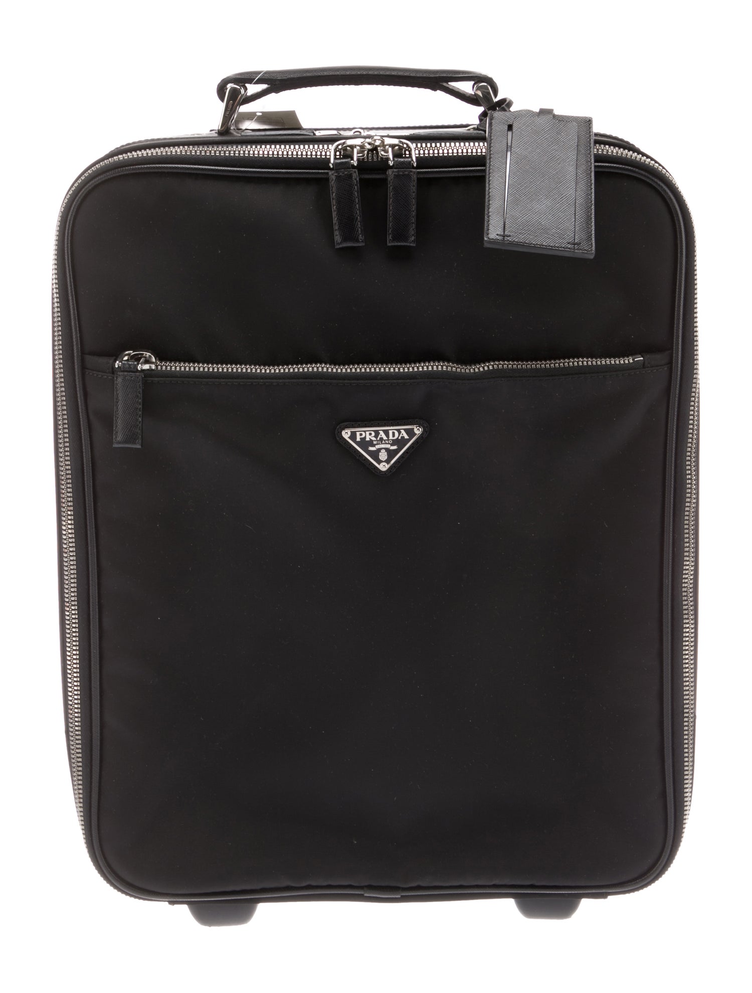 Prada Saffiano Leather Suitcase - Black Luggage and Travel, Handbags ...