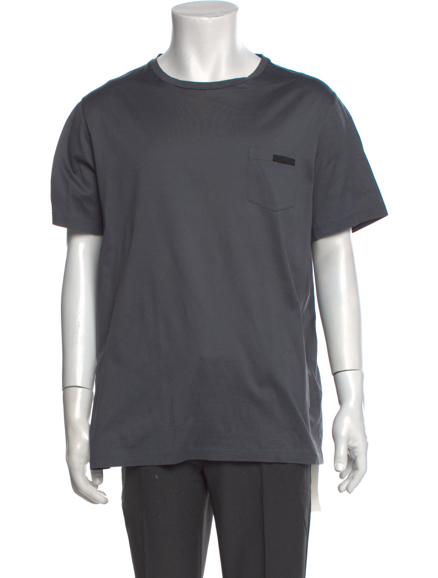 Prada 2016 Crew Neck T-Shirt - Grey T-Shirts, Clothing - PRA1018719 ...