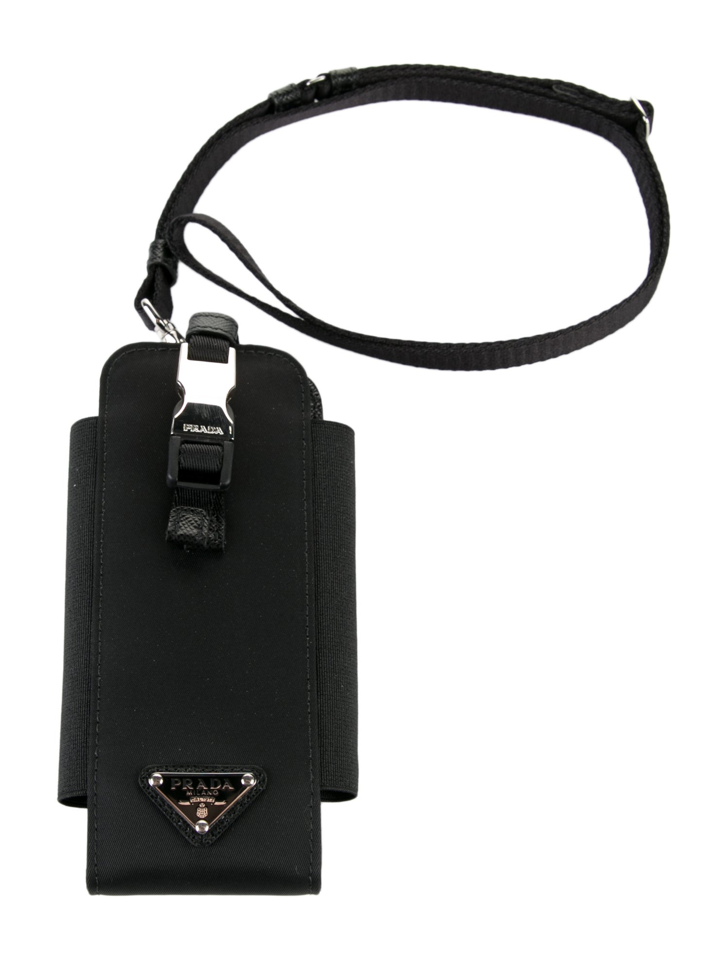 Prada Saffiano Leather Phone Case - Black Phone Cases, Technology ...