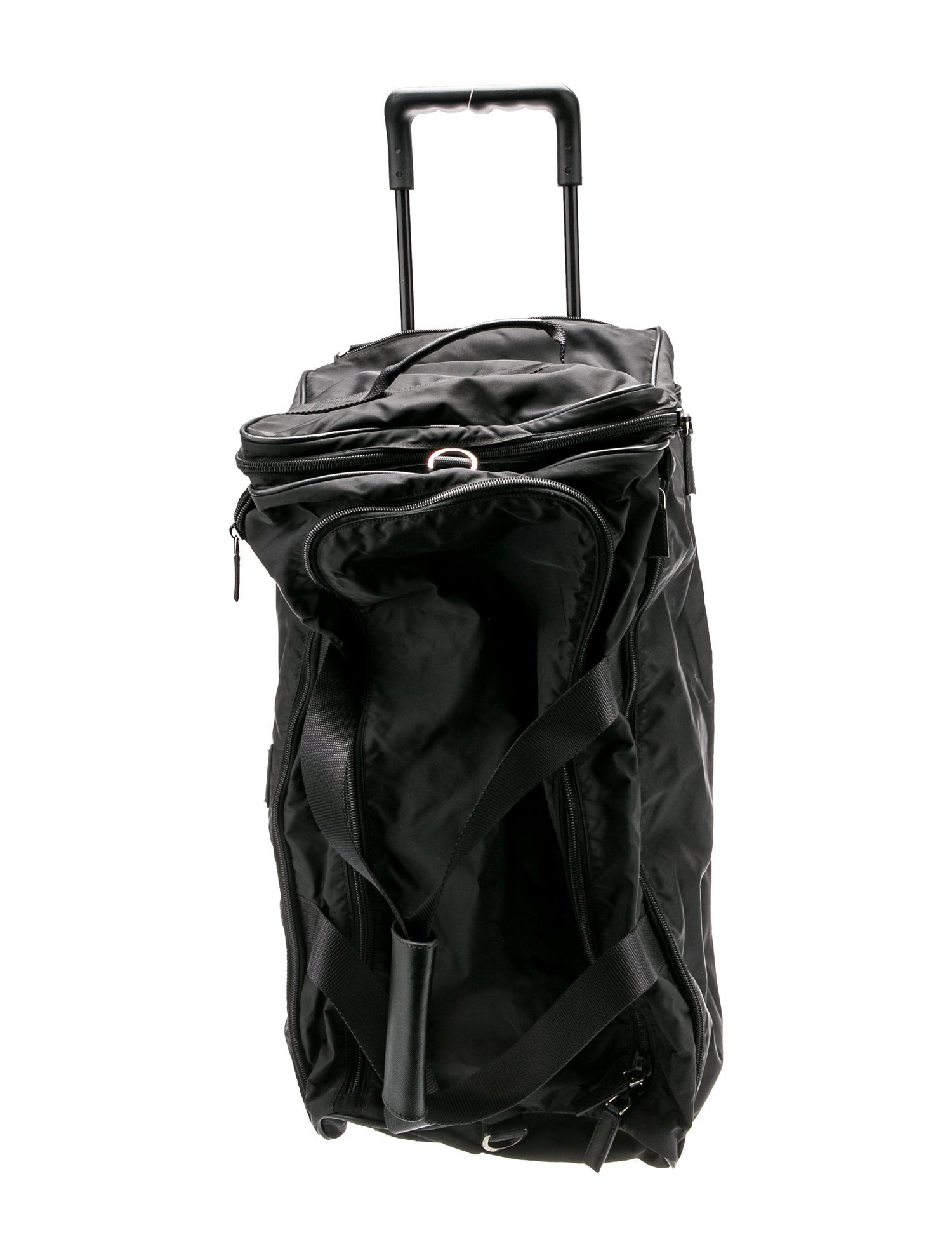 Prada Saffiano Leather Suitcase - Black Luggage and Travel, Handbags ...