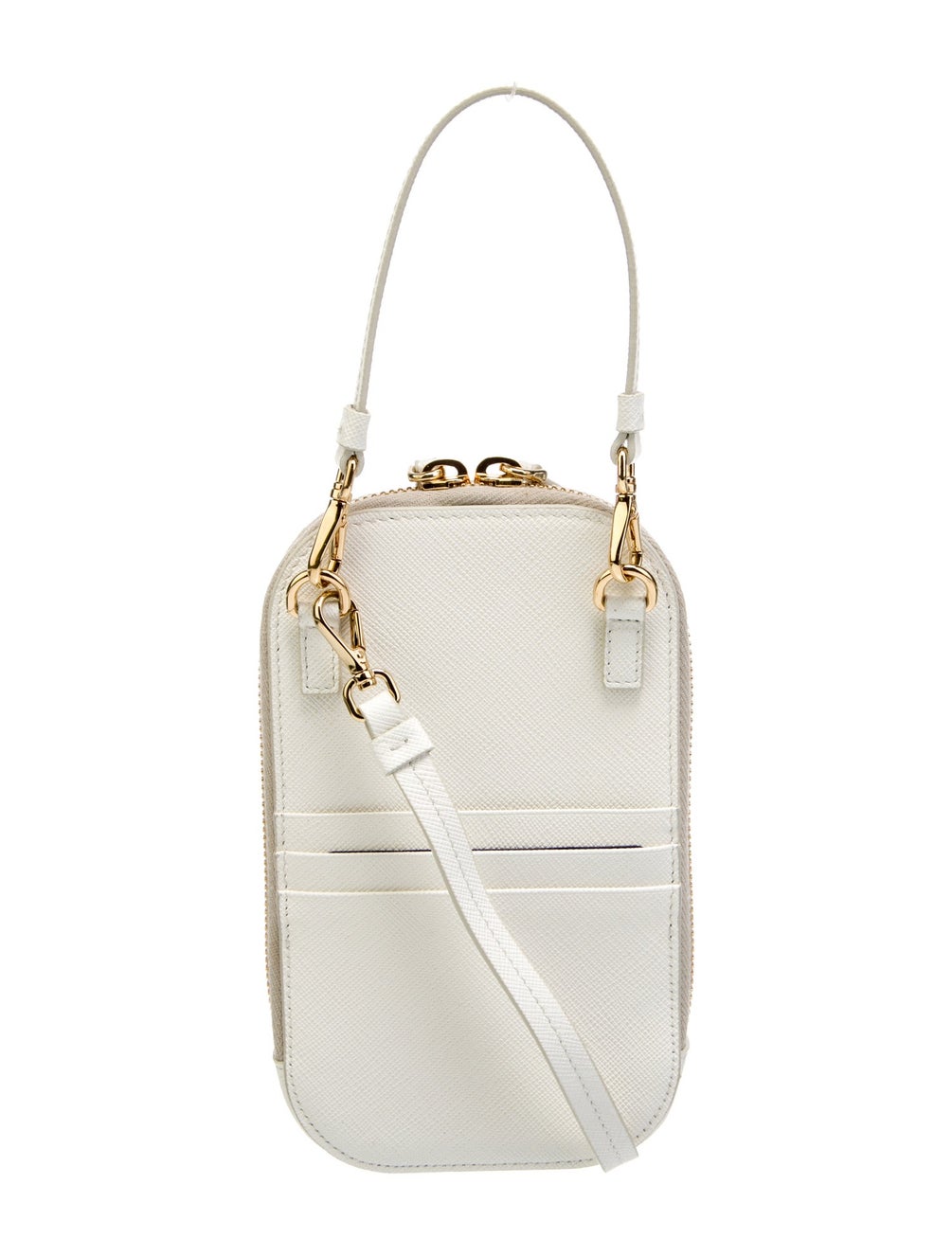 Prada Saffiano Cuir Leather Bandoliera - Red Mini Bags, Handbags ...