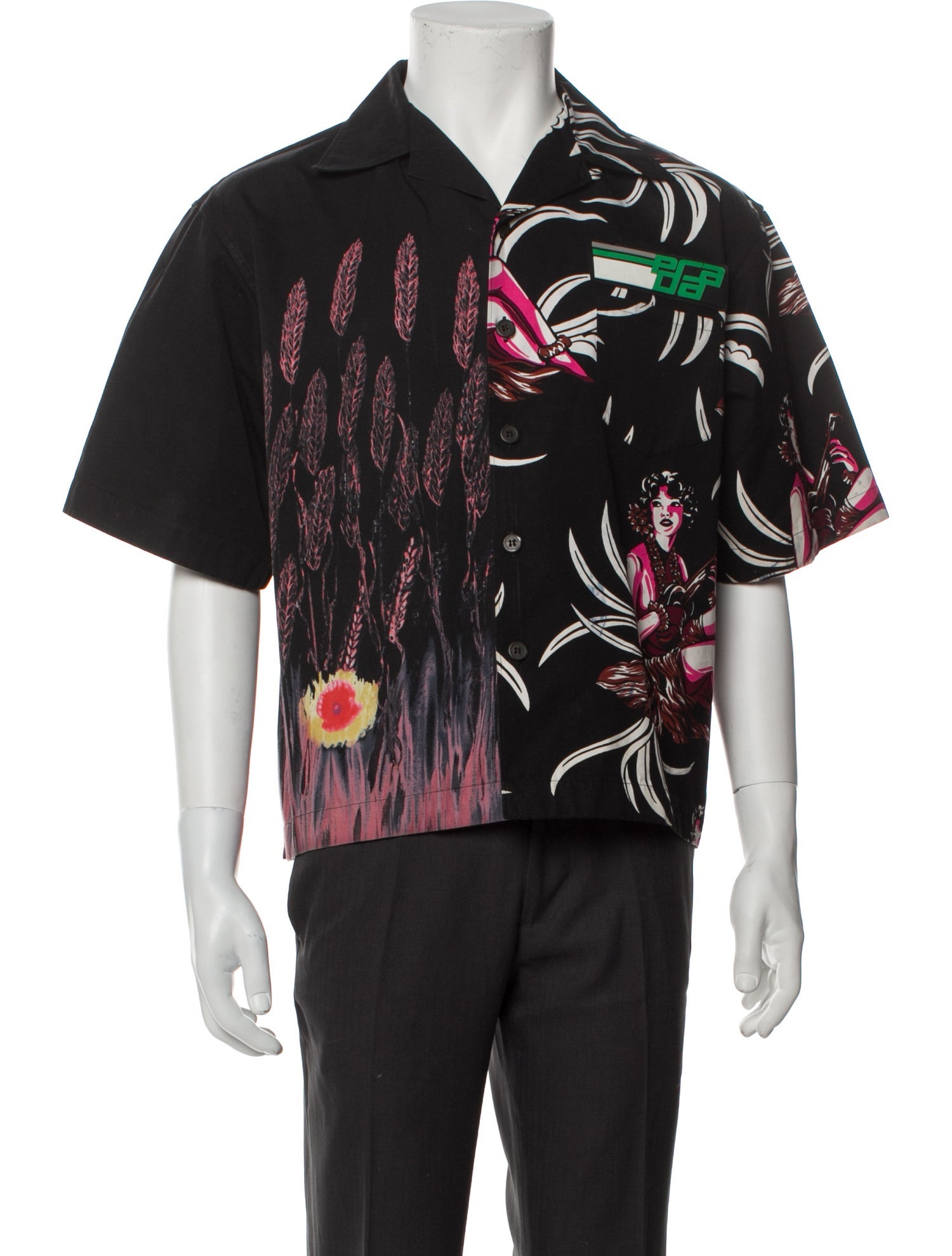Prada 2018 'Double Match' Shirt - Black Casual Shirts, Clothing ...