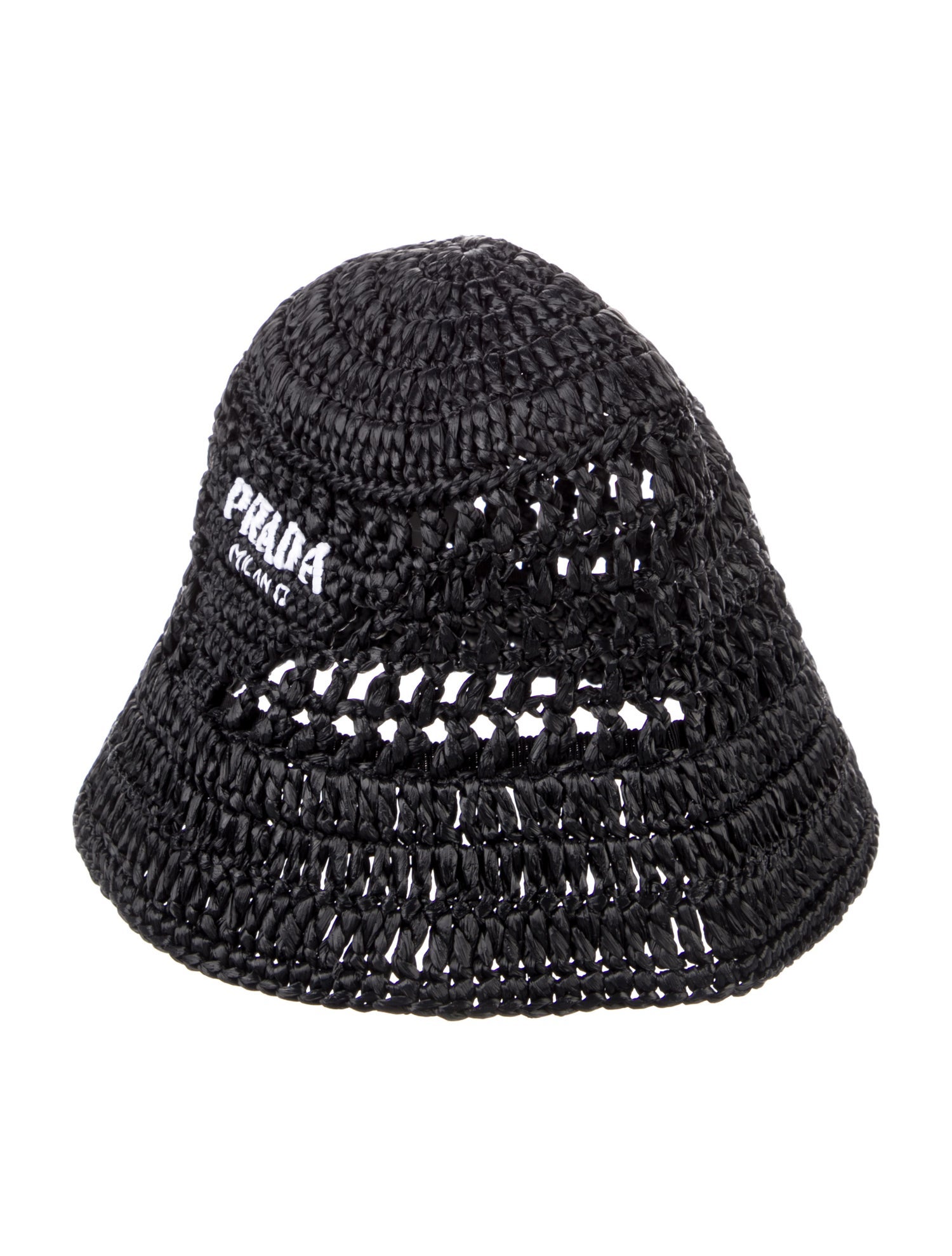 Prada Black Logo Bucket Hat - Black Hats, Accessories - PRA1030706 ...