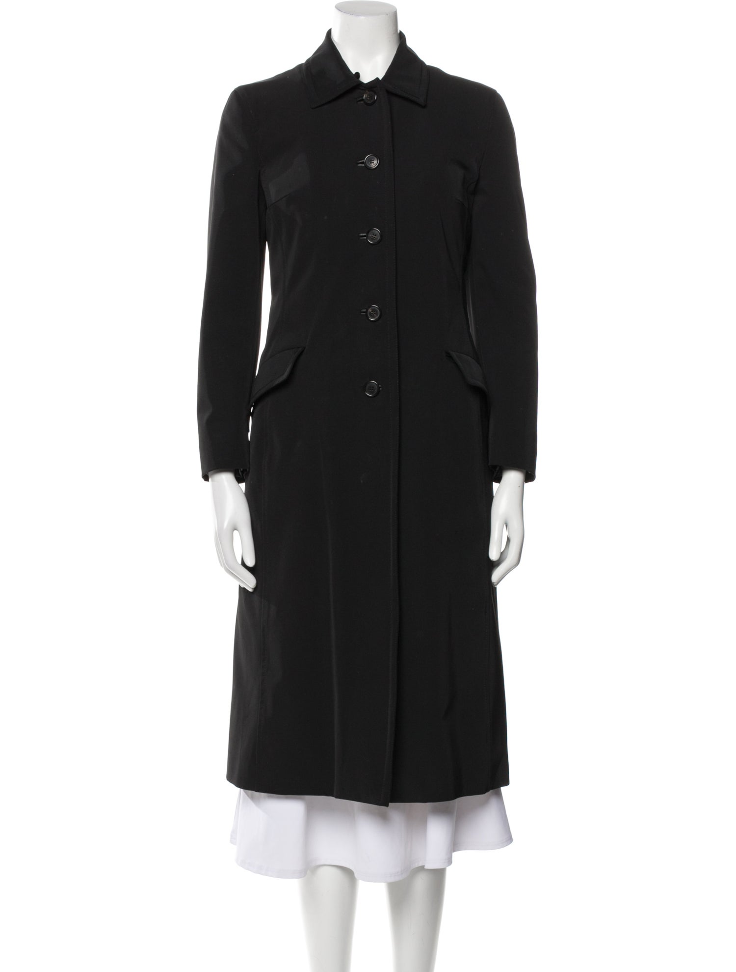 Prada Vintage Coat - Black Coats, Clothing - PRA1031319 | The RealReal