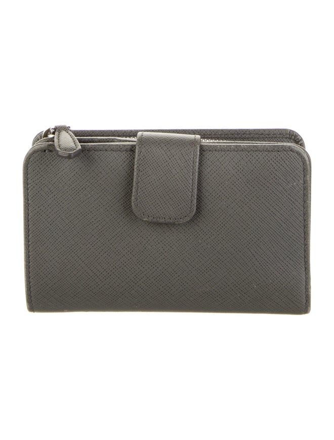 Prada Saffiano Cuir Leather Wallet - White Wallets, Accessories ...