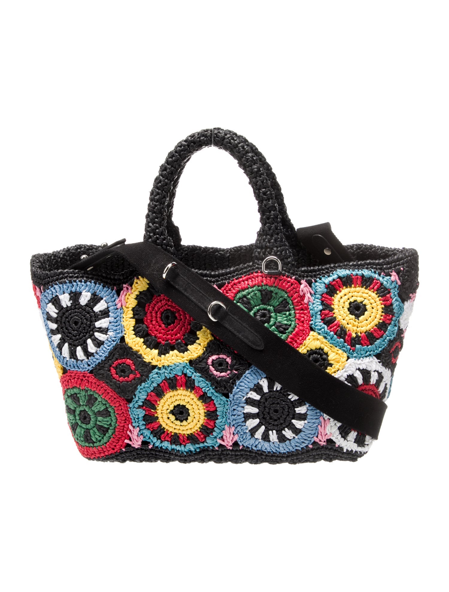 Prada Raffia Tote - Black Totes, Handbags - PRA1038190 | The RealReal