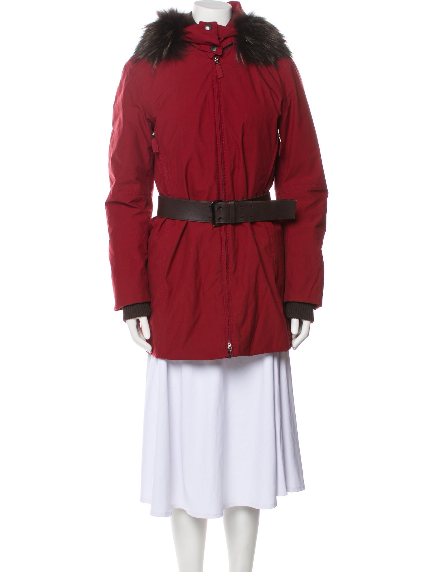 Prada Sport Vintage Late 1990's - Early 2000's Parka - Red Coats ...