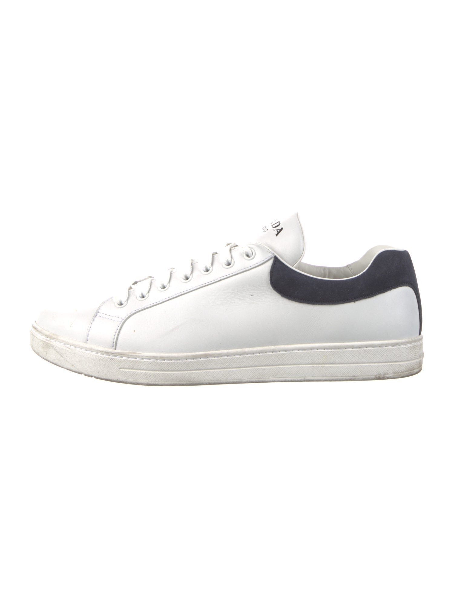 Prada Leather Colorblock Pattern Sneakers - White Sneakers, Shoes ...