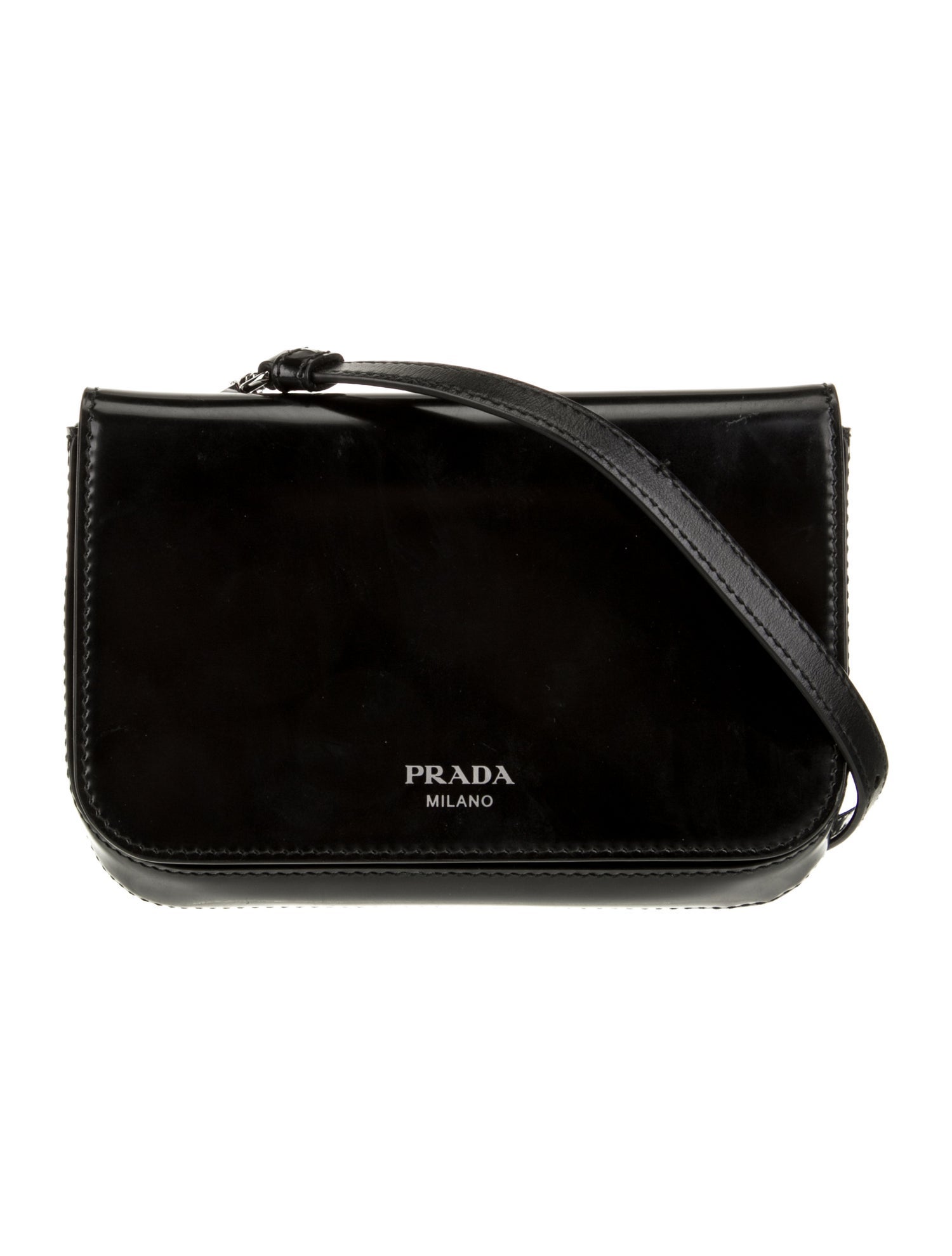 Prada Leather Crossbody Bag - Black Satchels, Bags - PRA1048064 | The ...