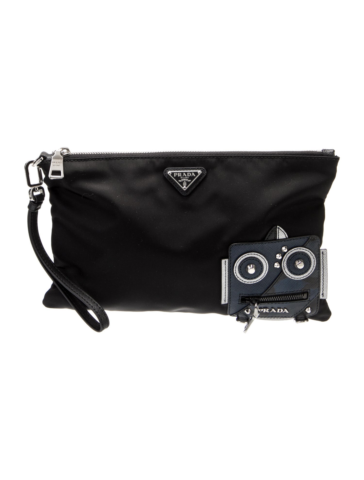 Prada Nylon Clutch - Black Clutches, Handbags - PRA1052637 | The RealReal