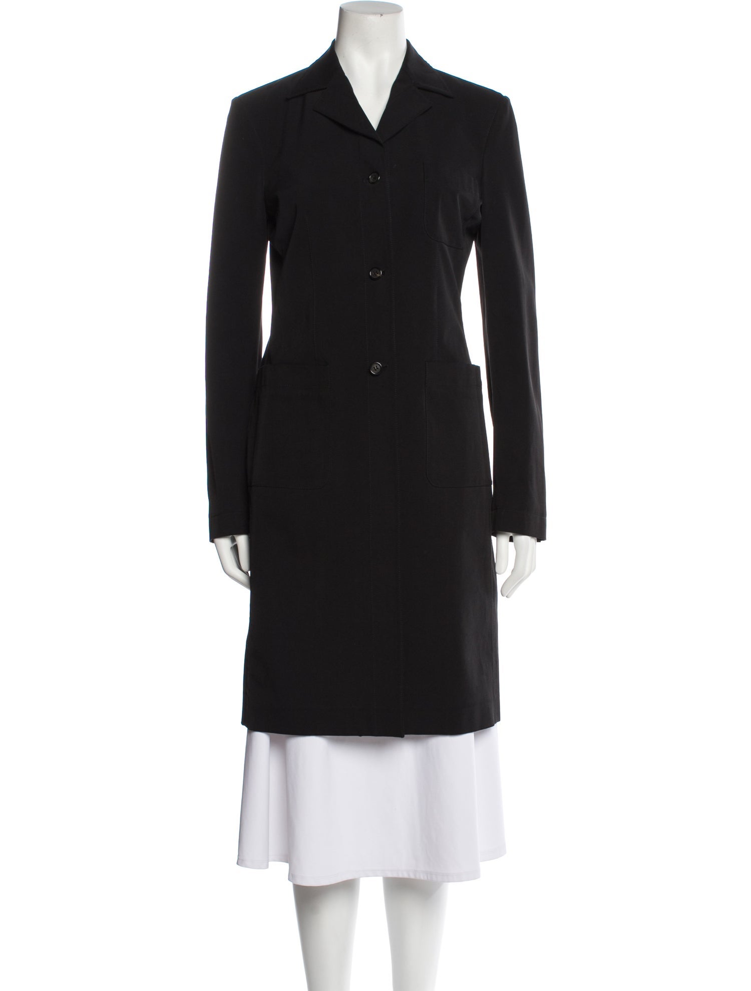Prada Vintage Late 1990's - Early 2000's Coat - Black Coats, Clothing ...