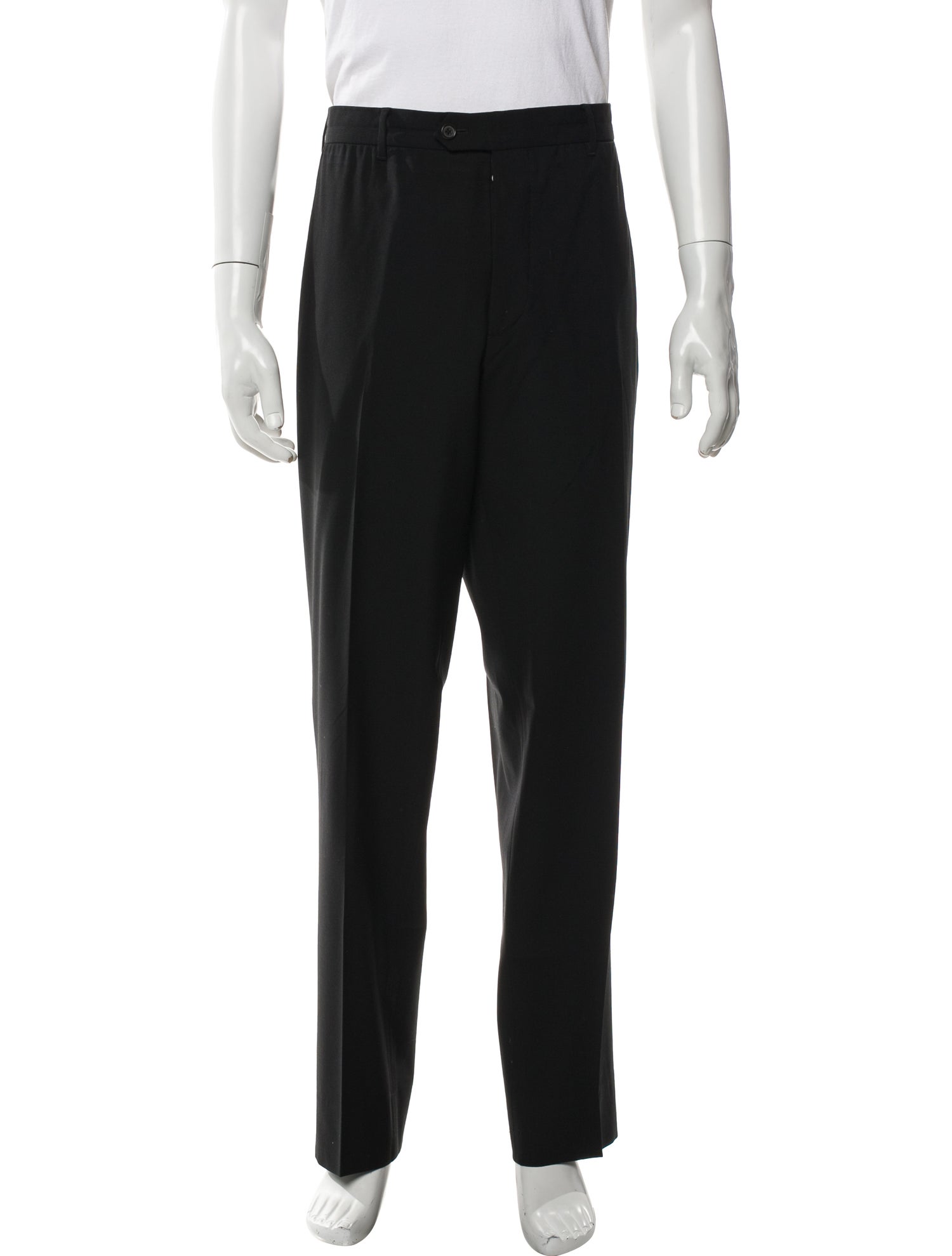 Prada Vintage Dress Pants - Black, 11.75" Rise Pants, Clothing ...