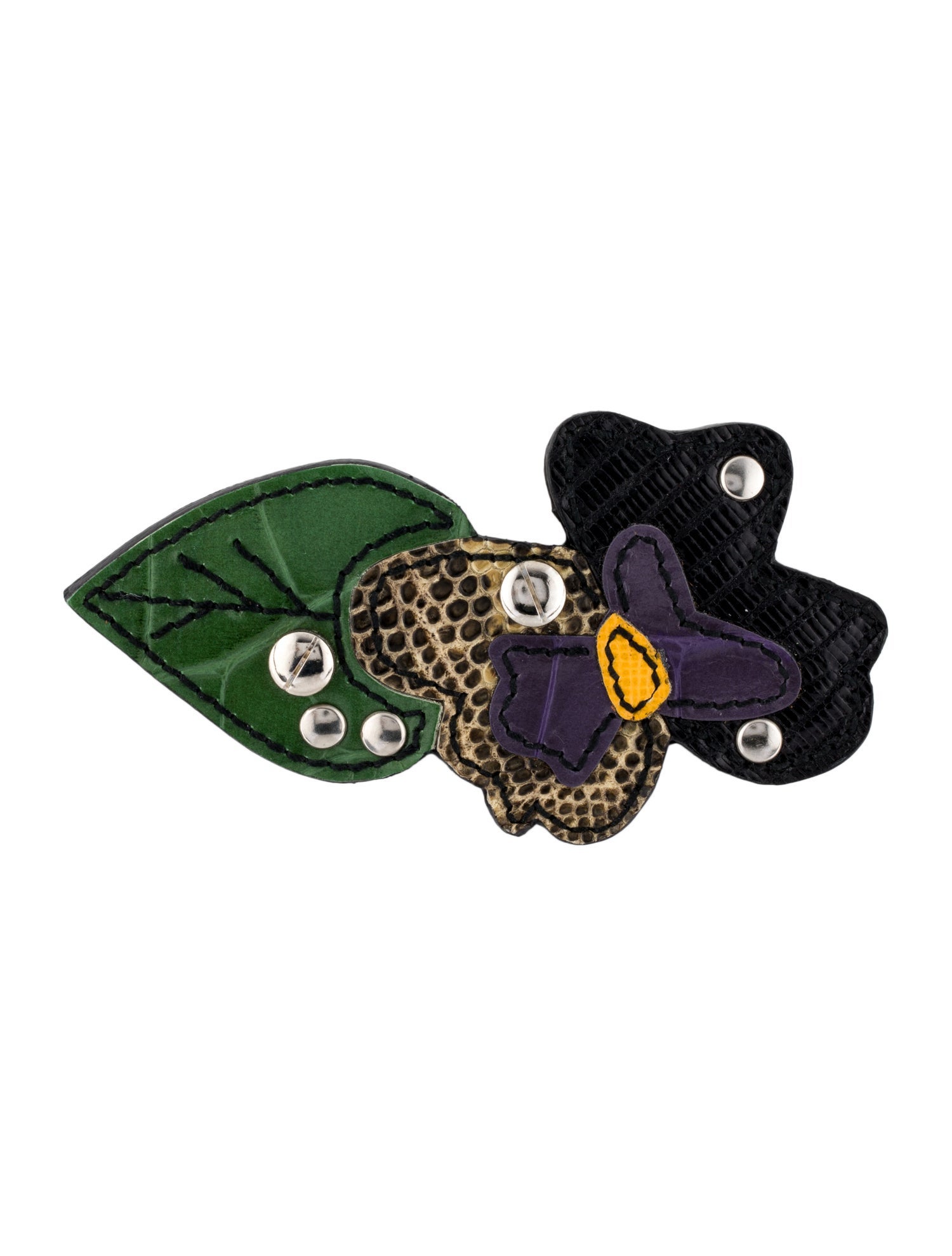 Vivienne Westwood Bas Relief Crystal Brooch - Silver-Tone Metal Pin ...