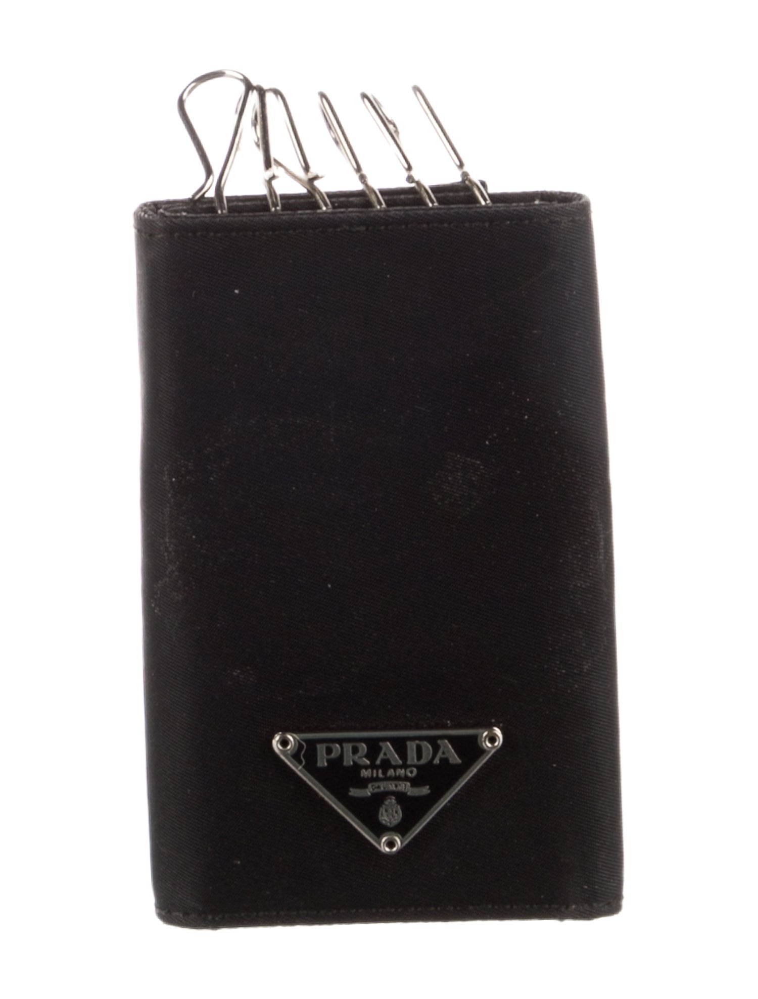 Prada Key Holder Wallet - Black Keychains, Accessories - PRA1058286 ...