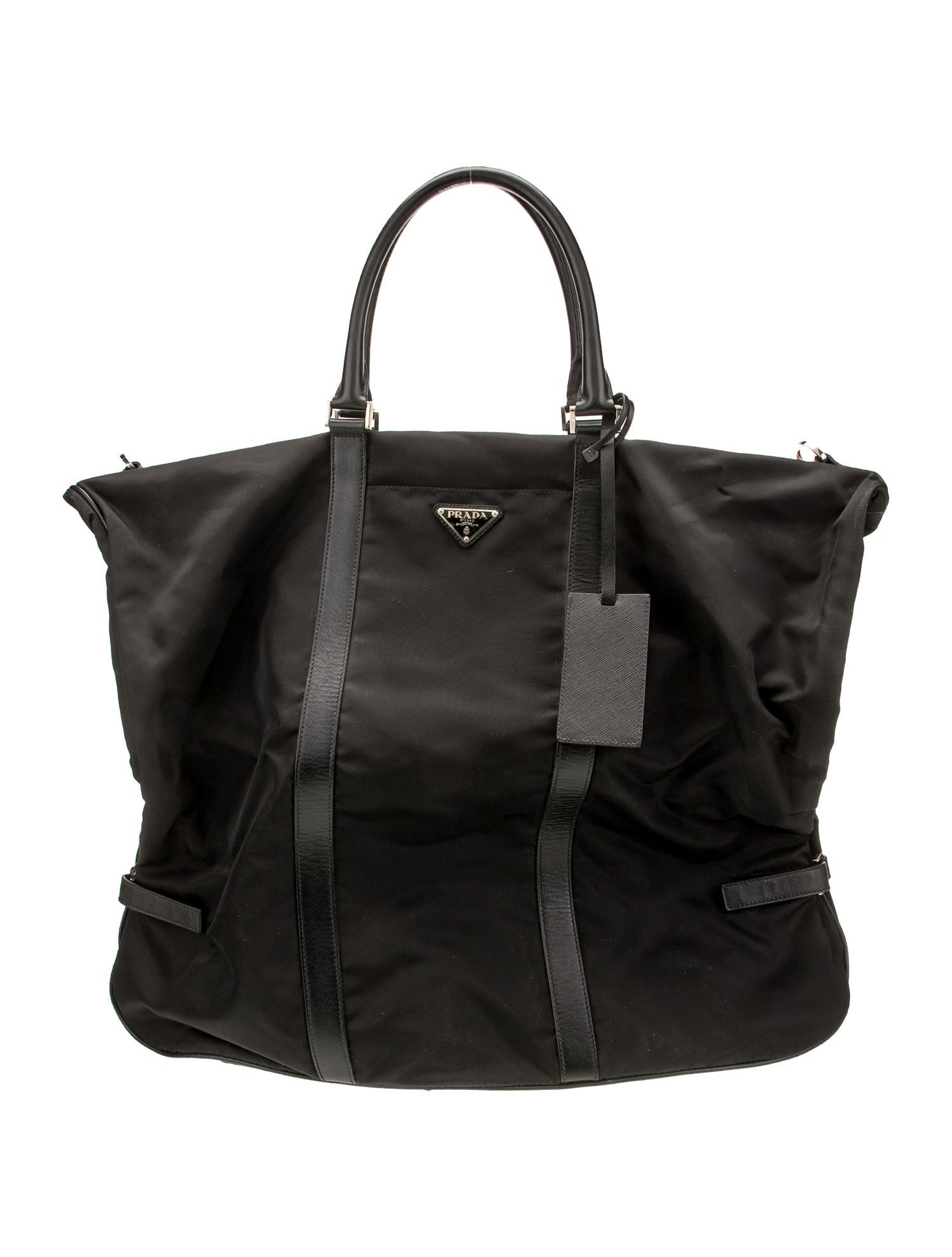 Prada Tessuto Weekender Bag - Black Garment Covers, Bags - PRA1062024 ...