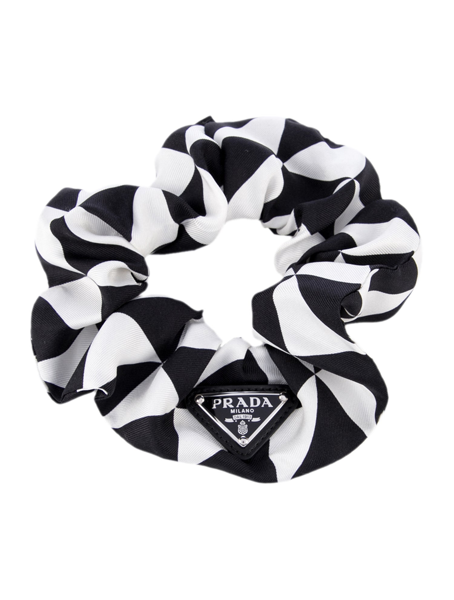 Prada Silk Scrunchie - Black Hair Accessories, Accessories - PRA1065283 ...