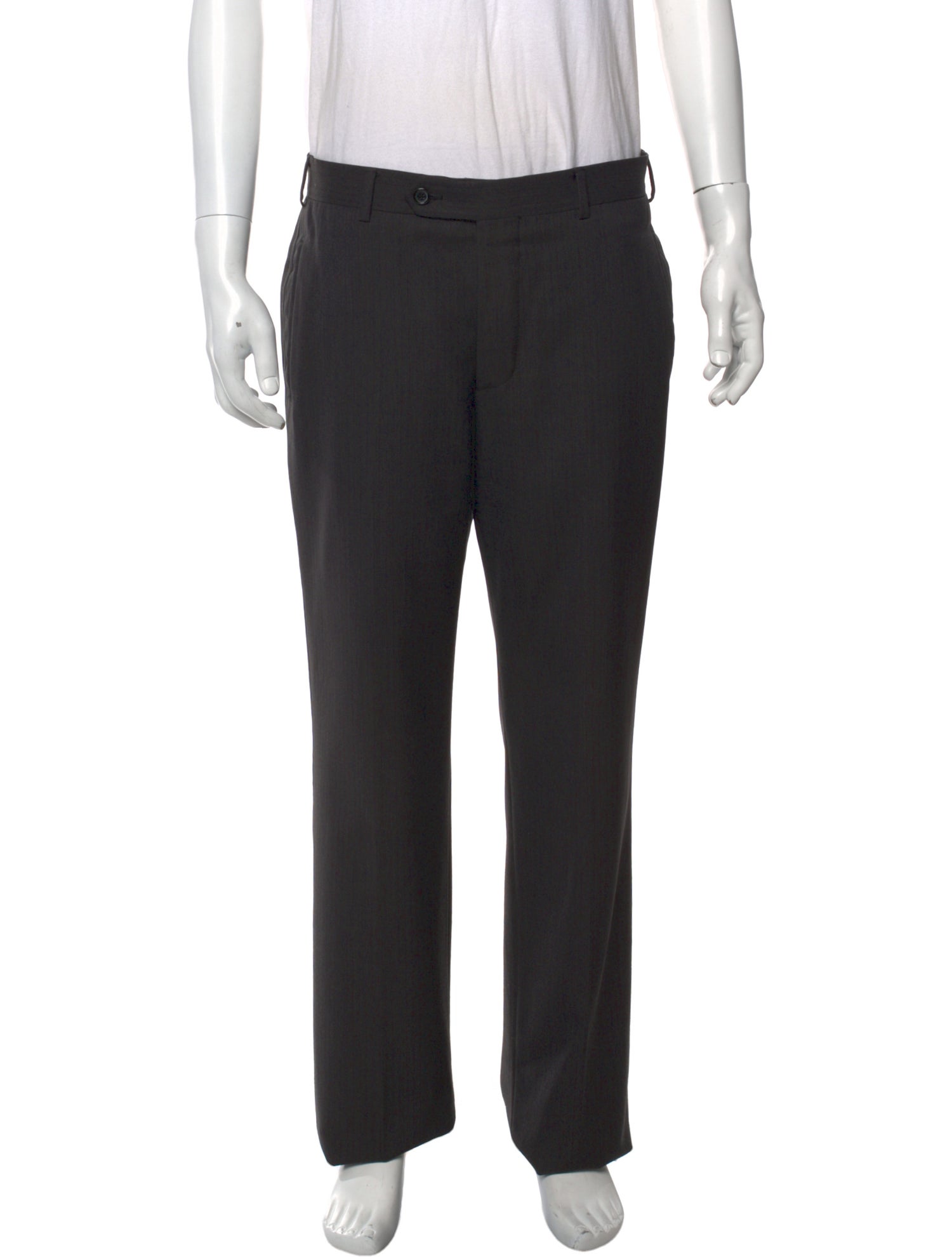 Prada Vintage Dress Pants - Grey, 11.75" Rise Pants, Clothing ...