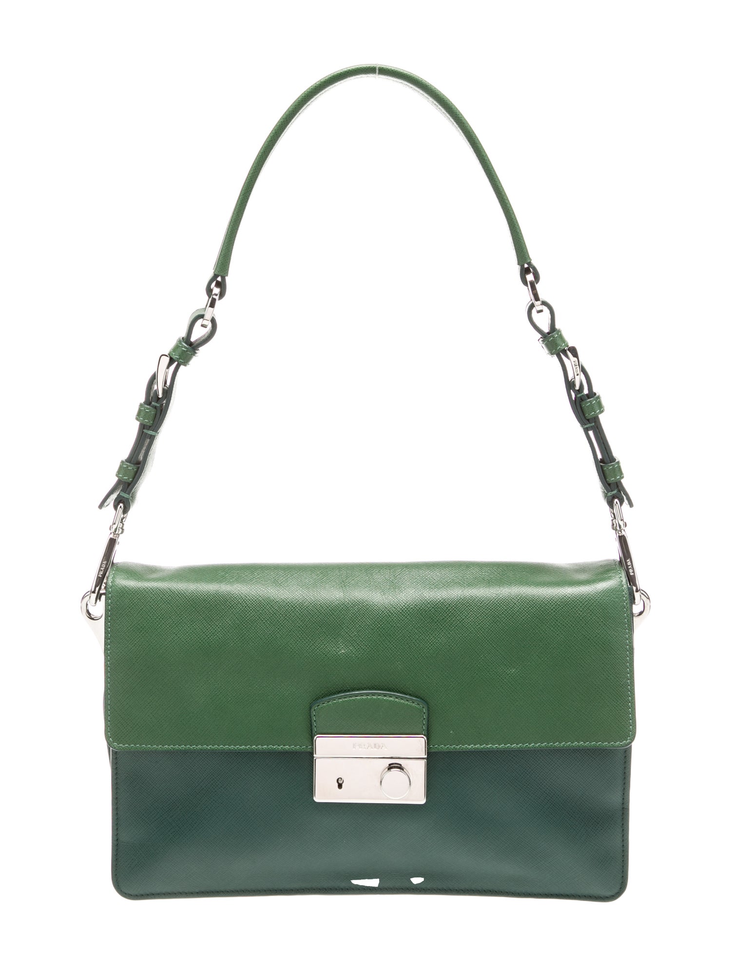 Prada Signature Sound - Green Shoulder Bags, Handbags - PRA1076234 ...