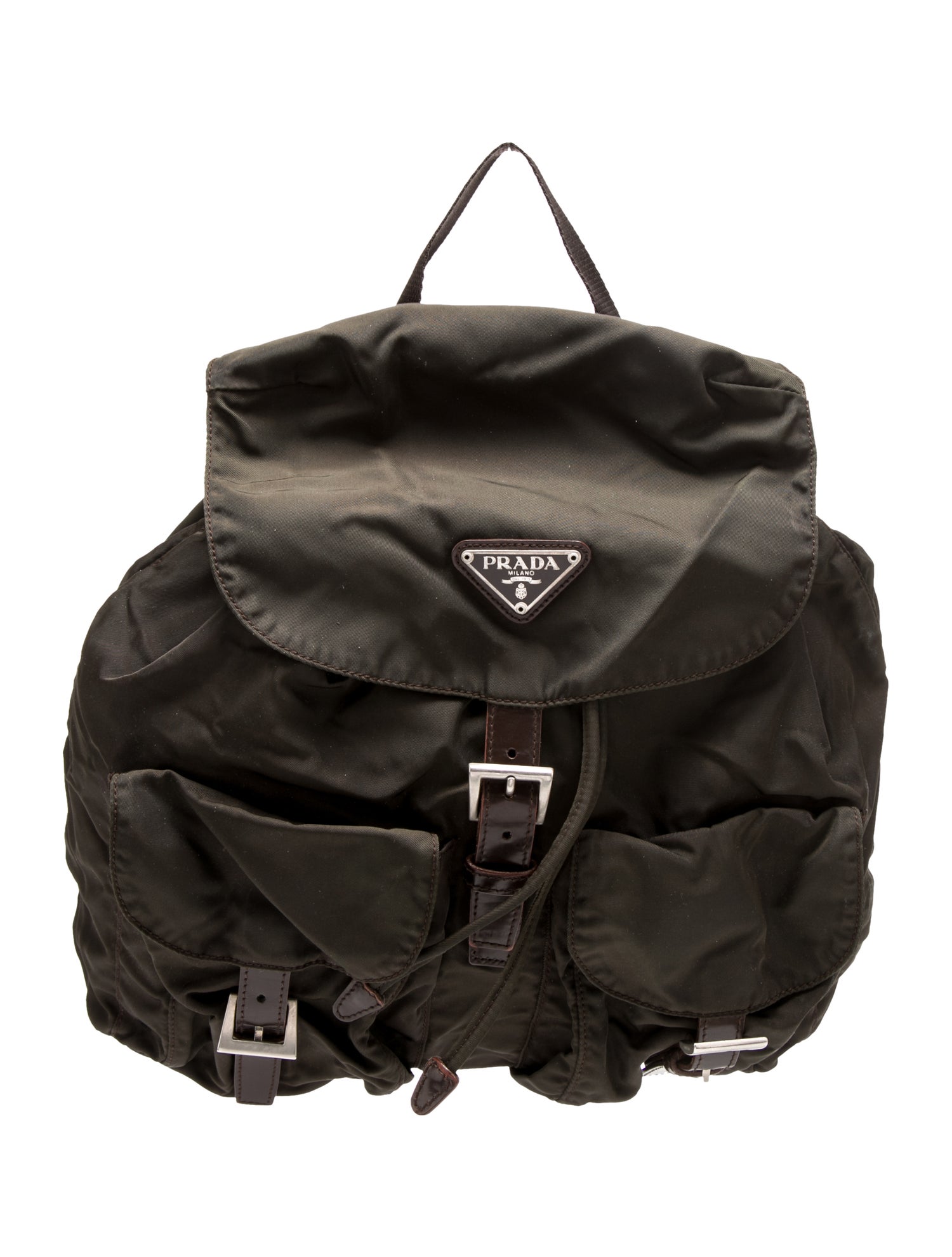 Prada Saffiano Leather Backpack Vintage - Black Backpacks, Handbags ...